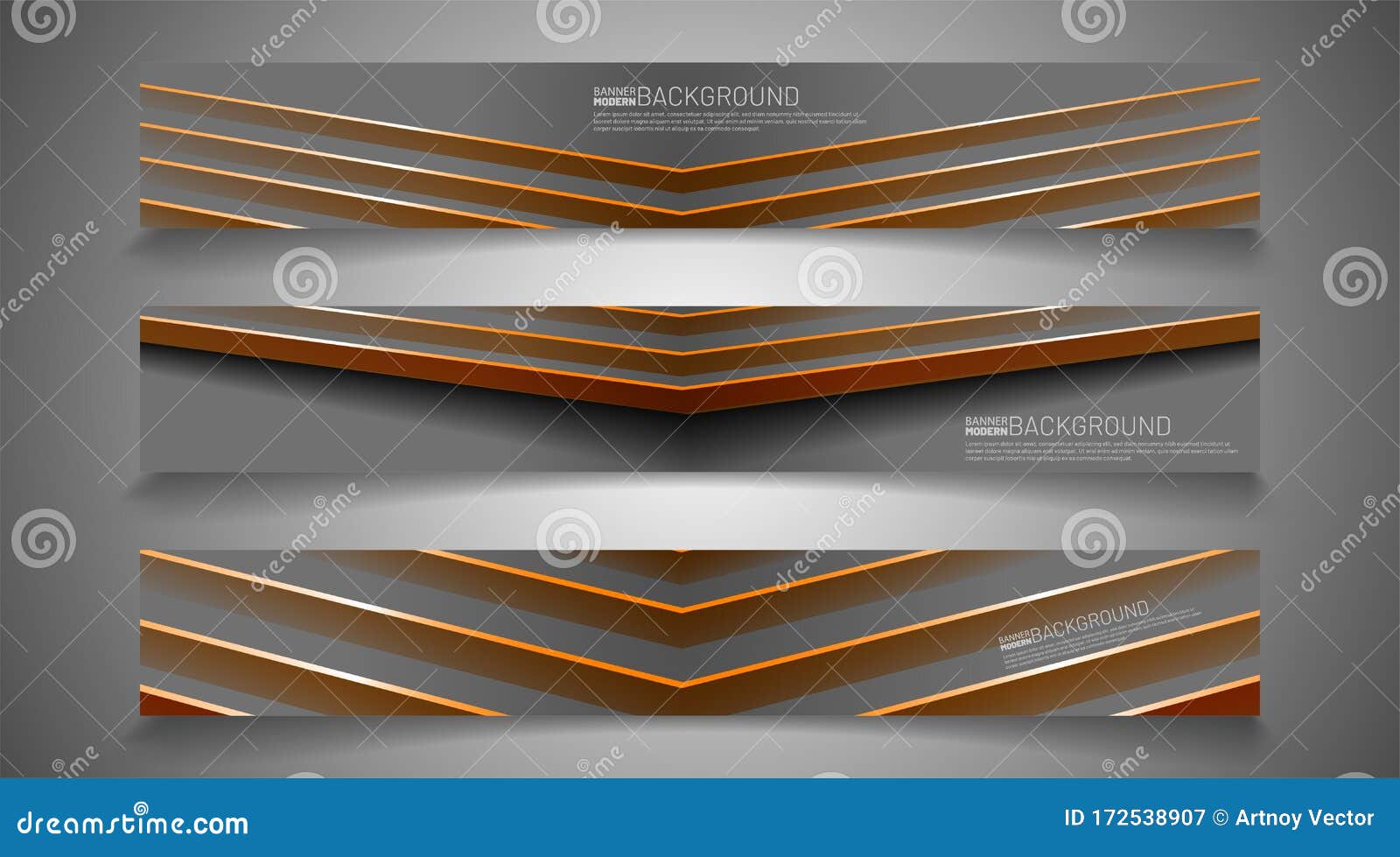 Vector Material Design Banner Background. Abstract Creative Concept of ...