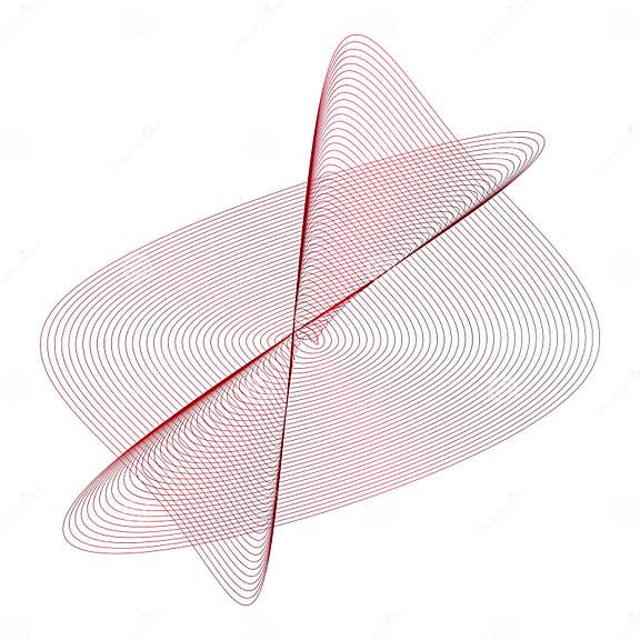 Vector Mathematical Curve Structure Stock Vector - Illustration of ...