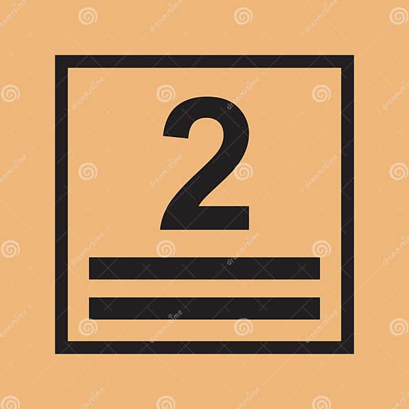 Vector Maximum Stack Icon Symbol for Packaging Stock Vector ...