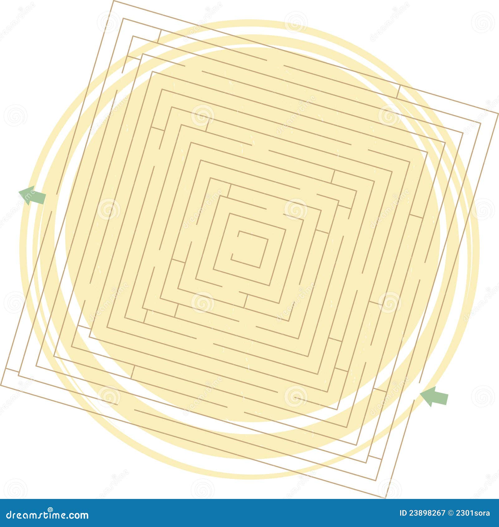 Vector maze stock vector. Illustration of graphic, discovery - 23898267