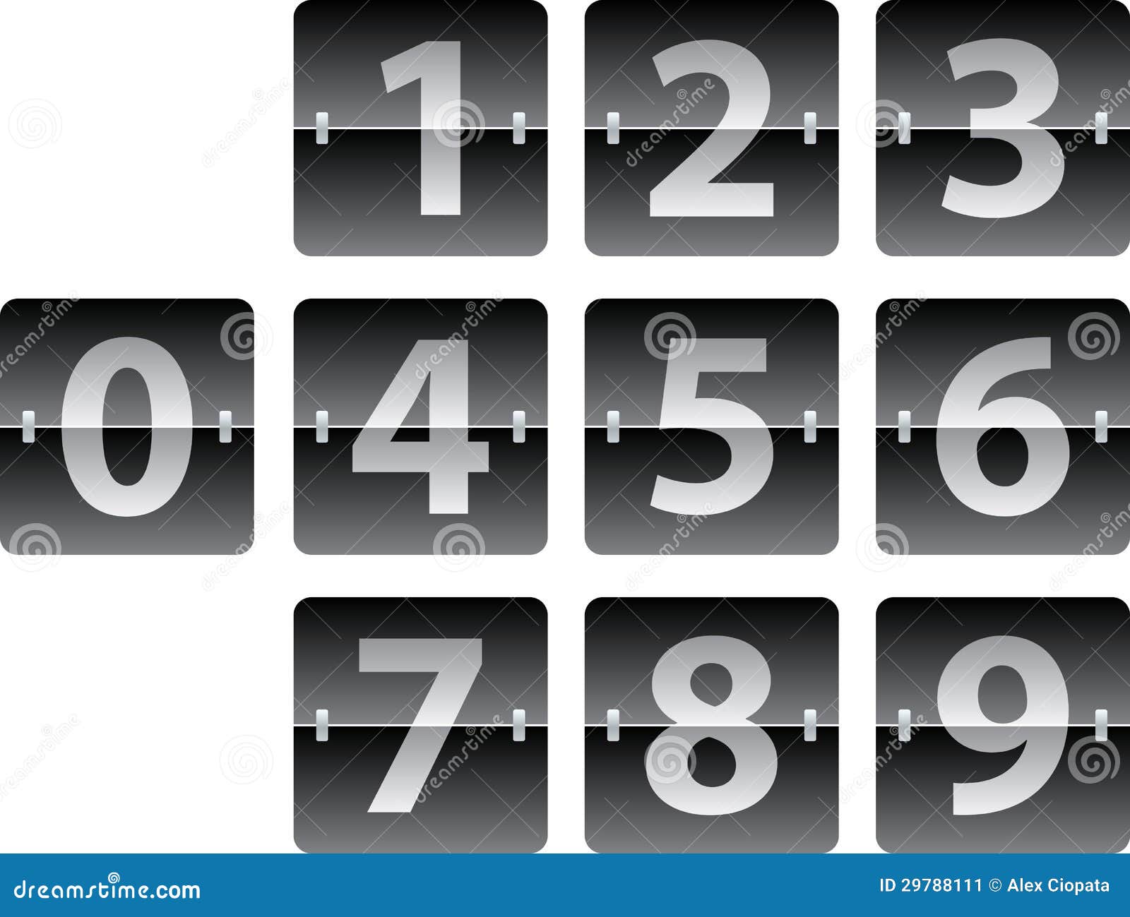 Mechanical scoreboard stock vector. Illustration of chart - 29788111