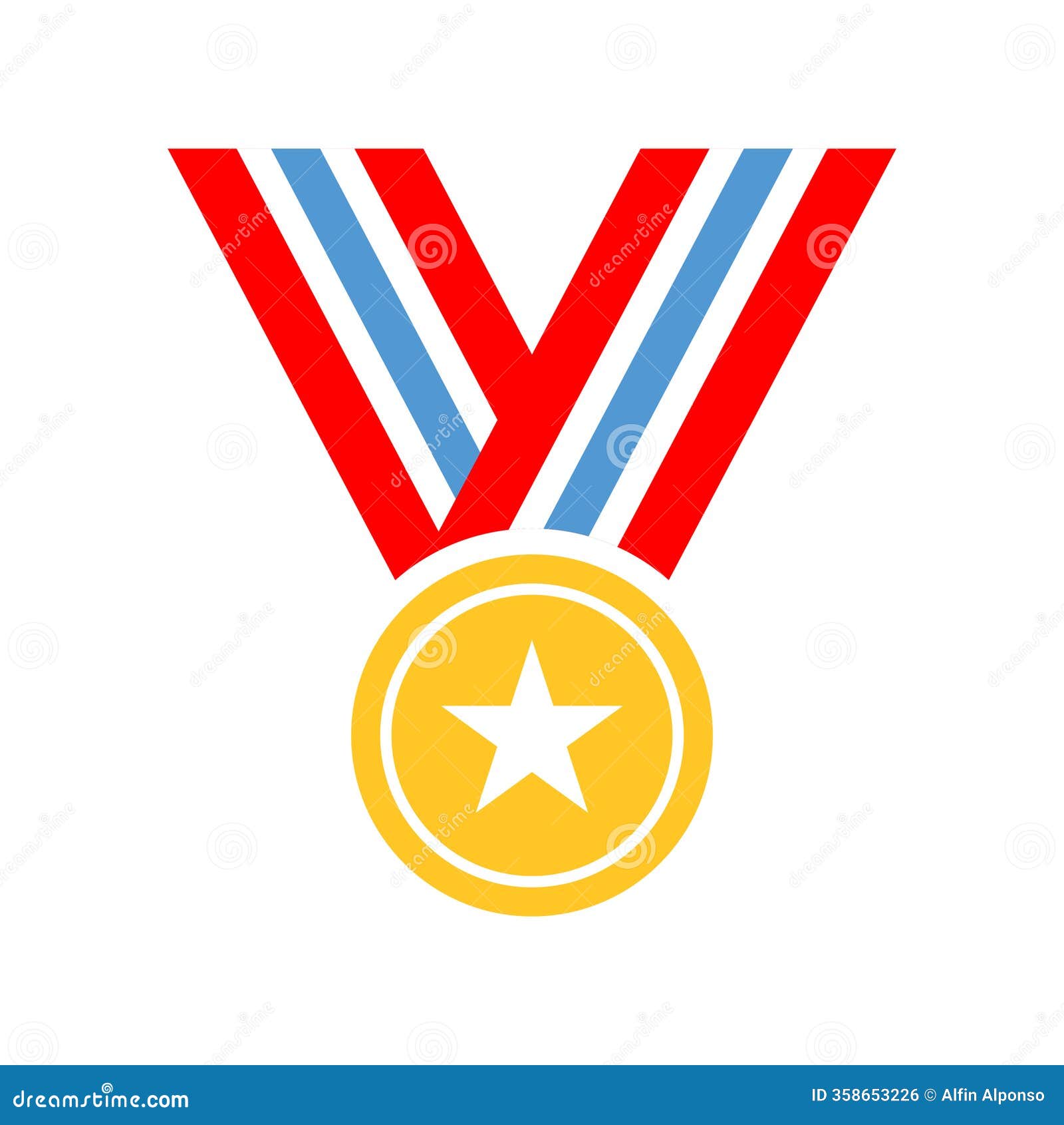Vector Medal Icon Set. Winner Symbols. Medal Icon Symbols Stock Vector ...