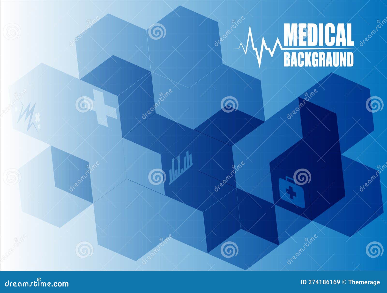Vector Medical Ladder for Background in Illustration and Vector Stock ...