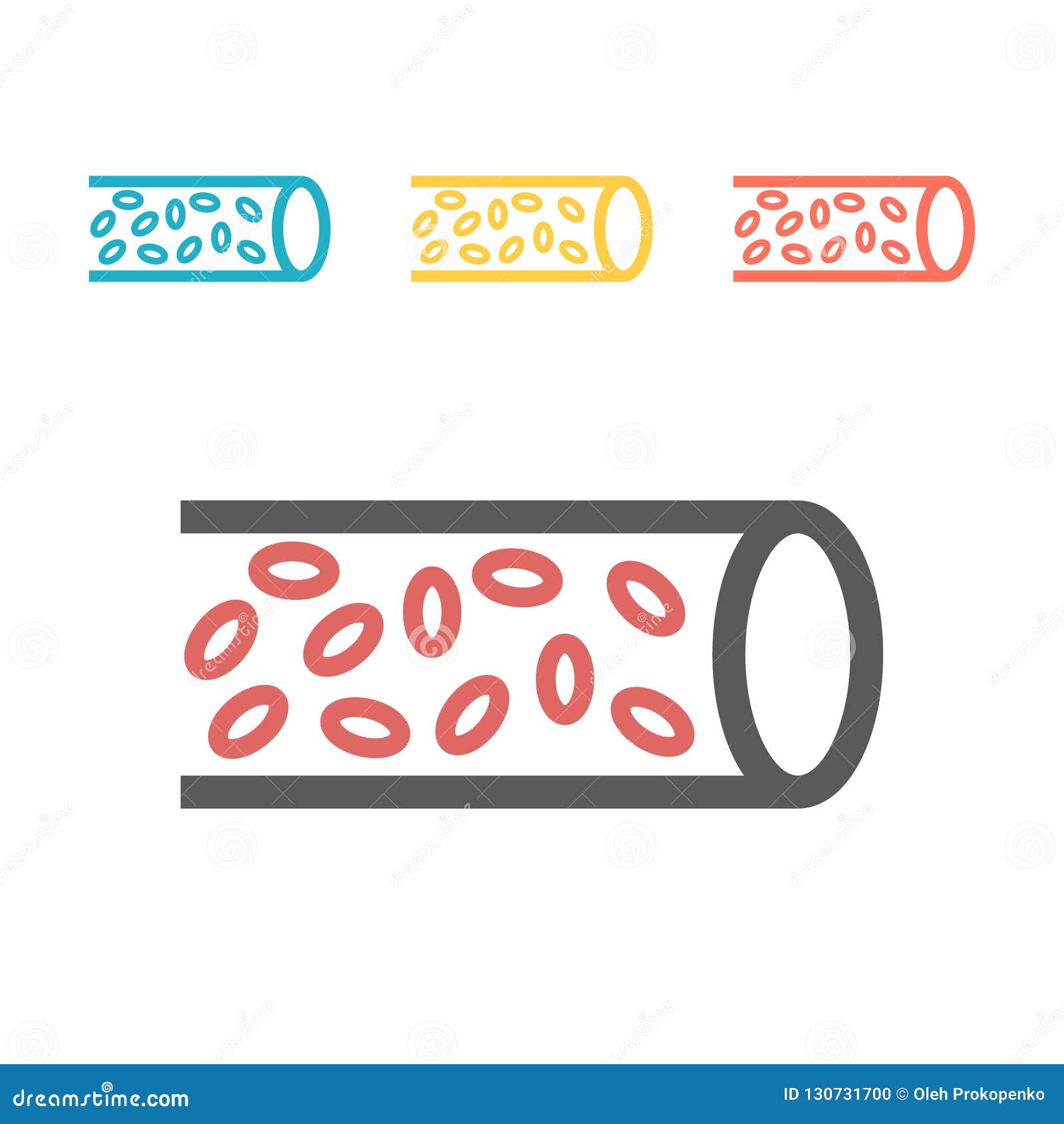 Blood Components Red White Blood Cells Plasma Chart Cartoon Vector ...