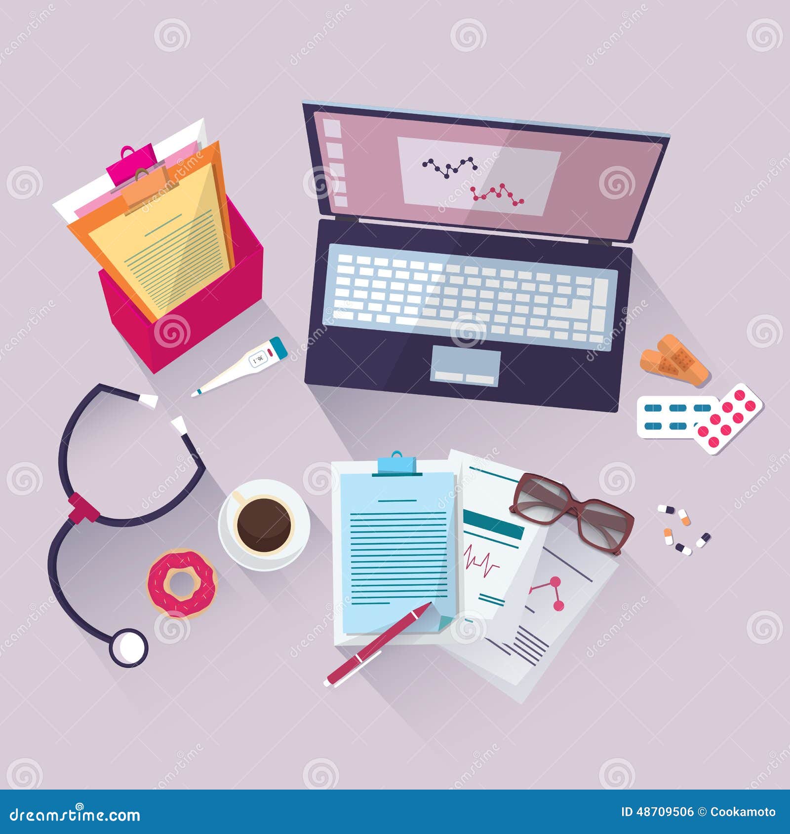 Mess Laboratory For Occupational Awareness Events Poster Of Chemical ...