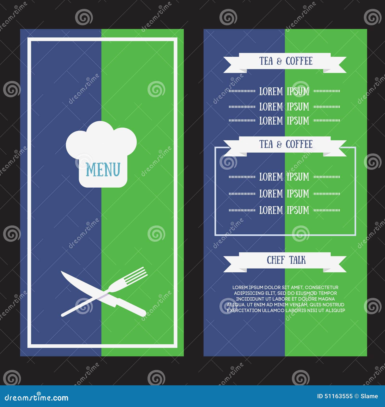 Vector menu template stock vector. Illustration of beverages - 51163555