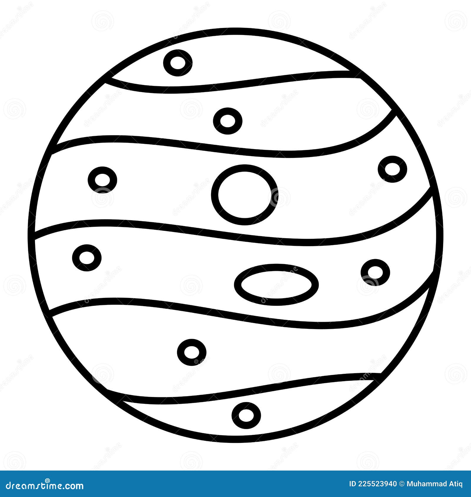 Vector Mercury Outline Icon Design Stock Vector - Illustration of ...