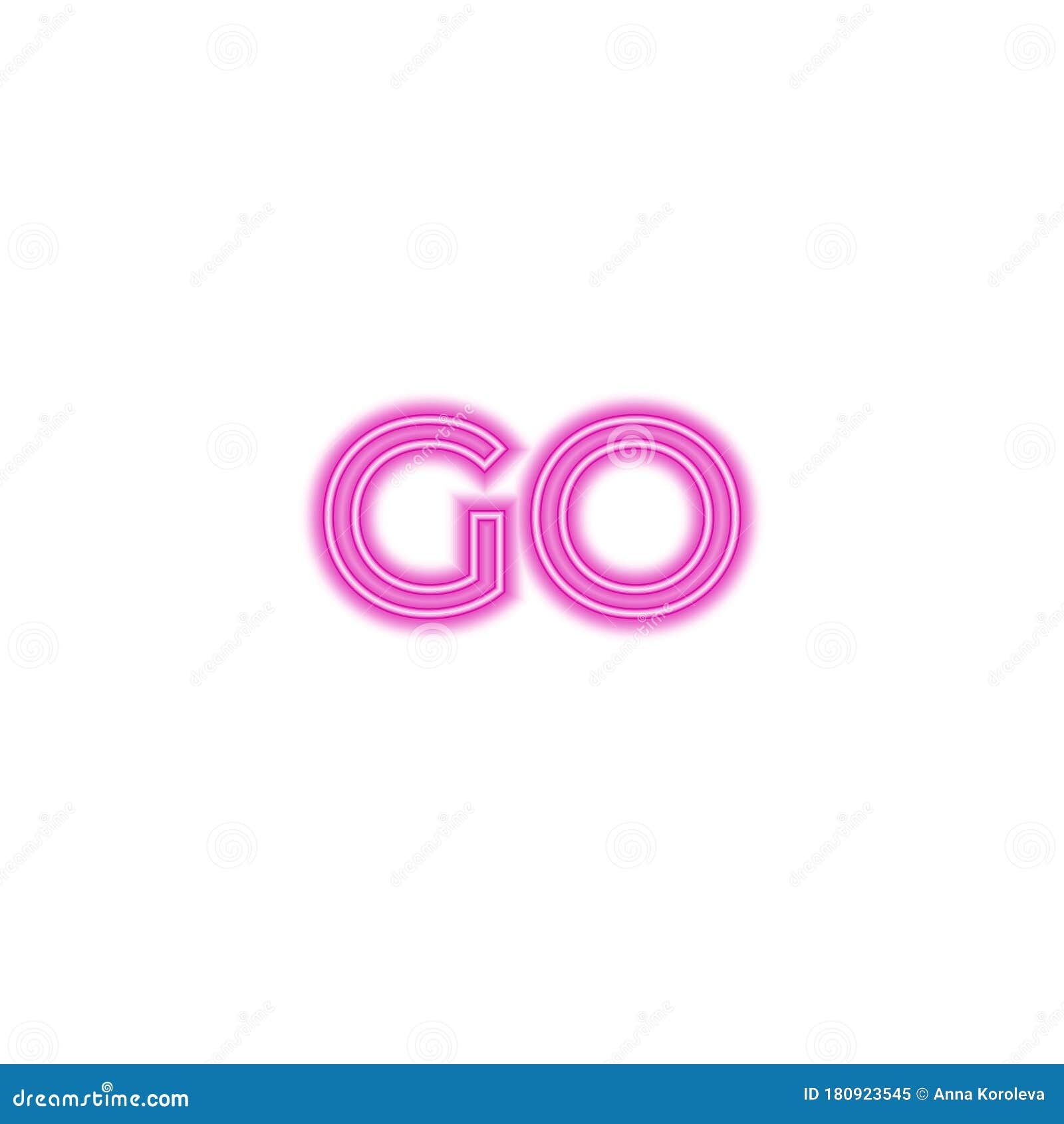 Vector Mesh Realistic Letters of Neon Tubes Stock Vector - Illustration ...