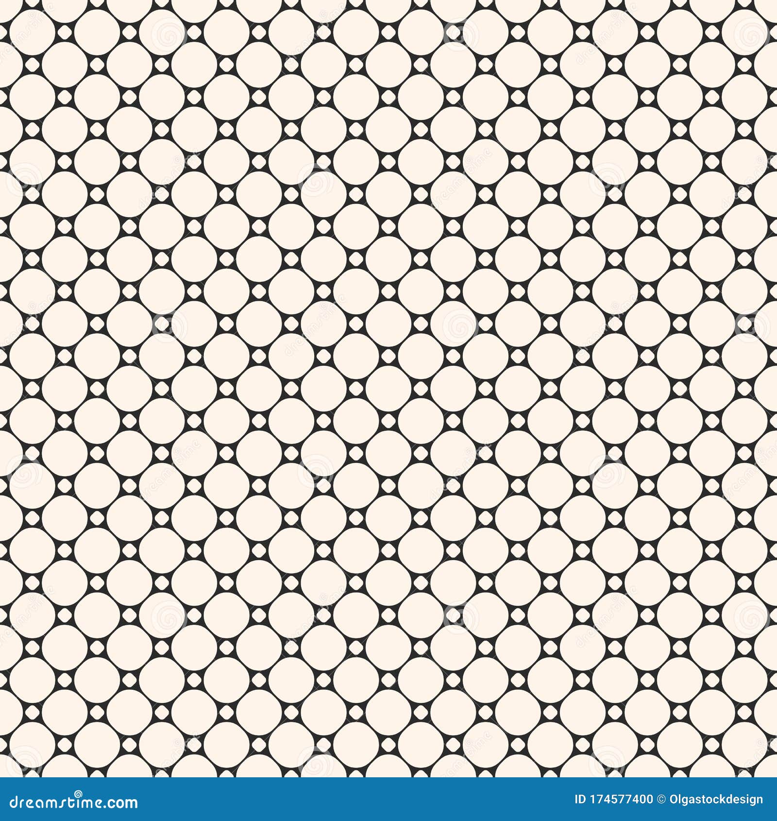 Vector Mesh Seamless Pattern. Simple Geometric Texture with Small ...