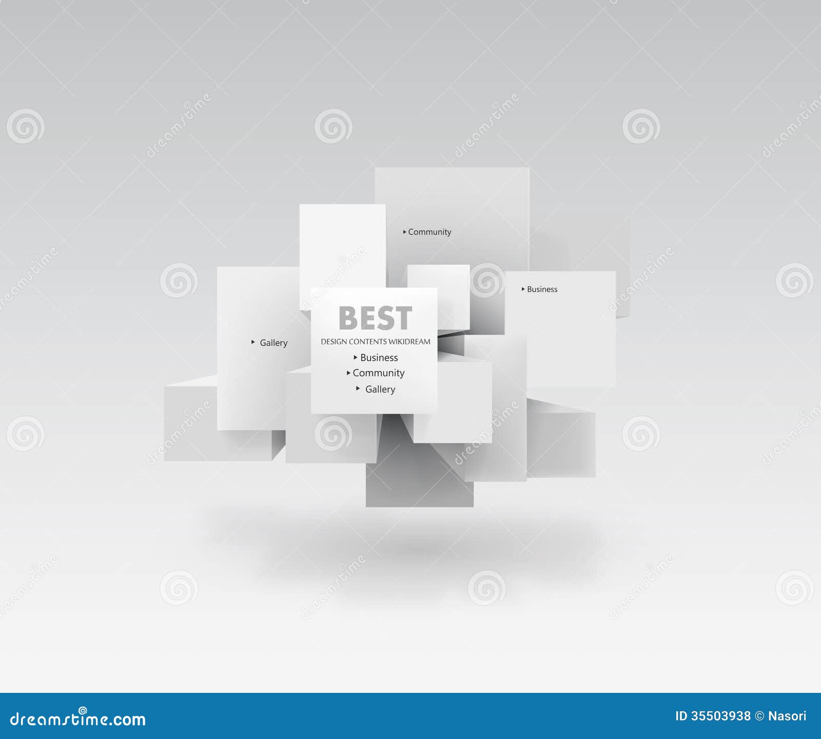 Vector message boxes stock illustration. Illustration of idea - 35503938