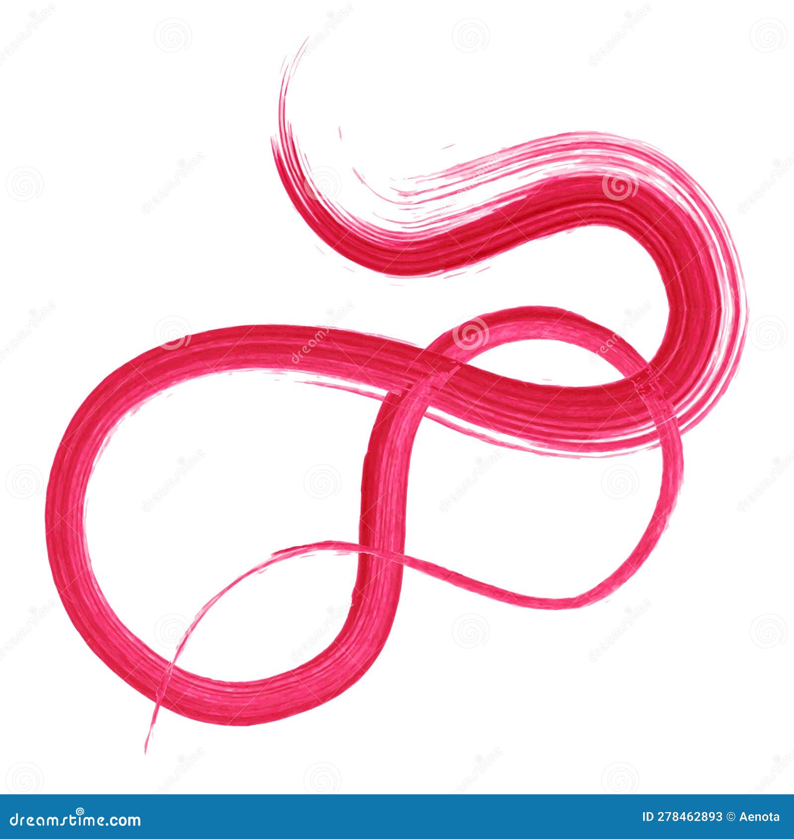 Vector Metaball Grunge Oil Smear. Red Paint Daub Pattern. Stock Vector ...