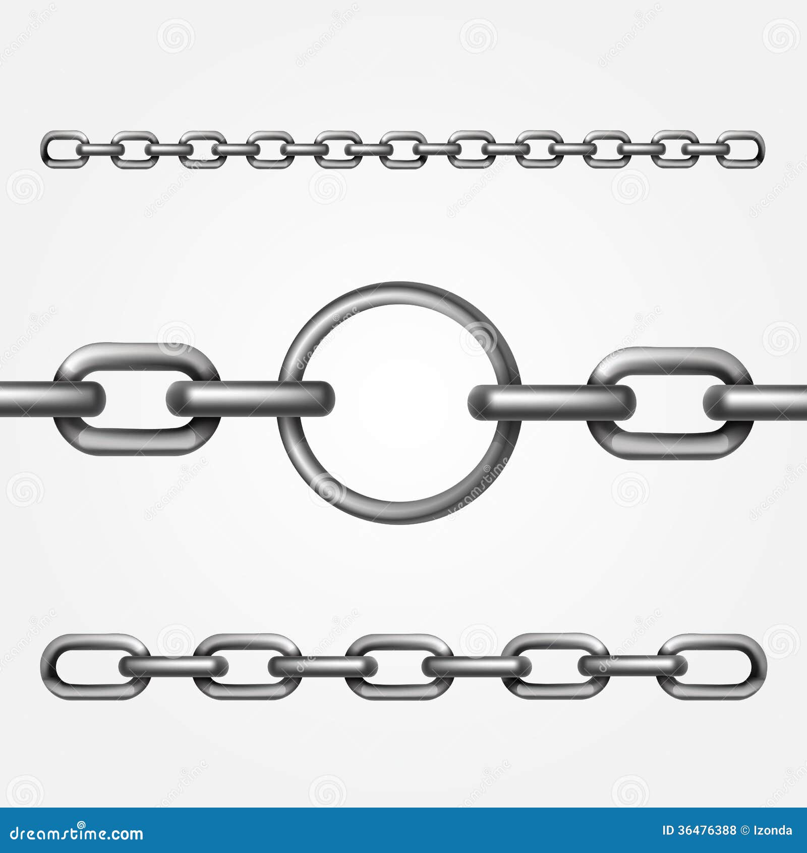 Vector Metal Chain stock vector. Illustration of iron - 36476388