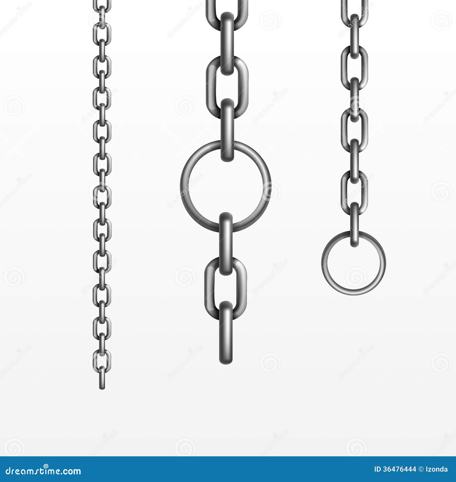 Vector Metal Chain stock vector. Illustration of macro - 36476444
