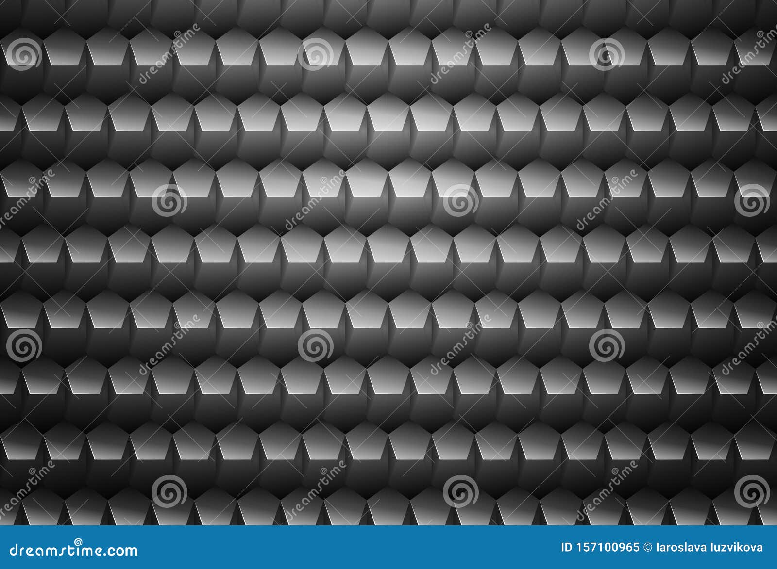 Vector Metal Grey Embossed Pattern Pentagon Plastic Grid Background ...