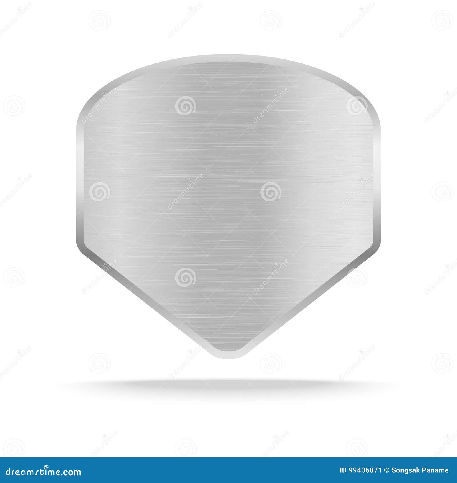 Vector Metal Labels or Name Plate Stock Vector - Illustration of grey ...