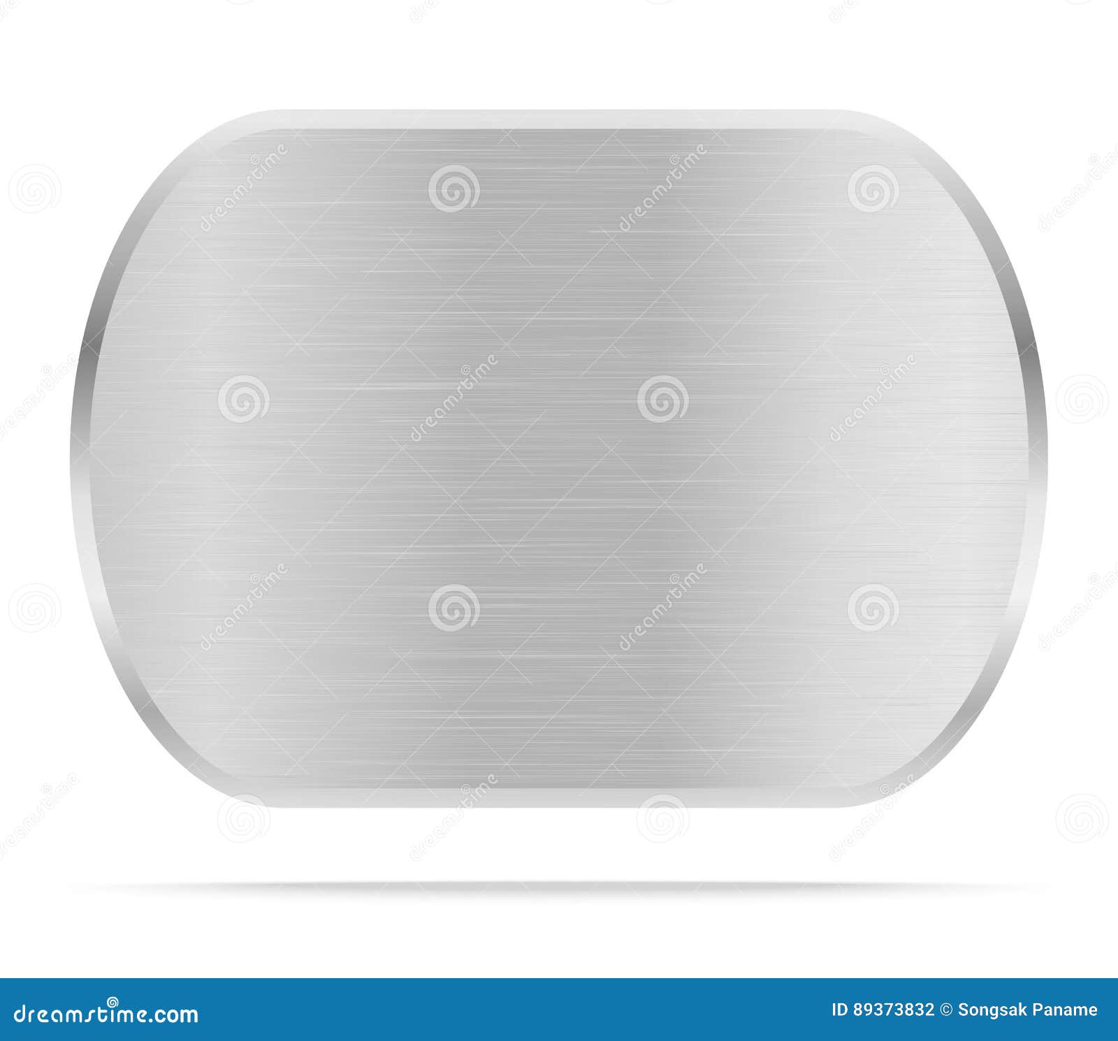 Vector Metal Name Plate or Metal Labels Stock Vector - Illustration of ...