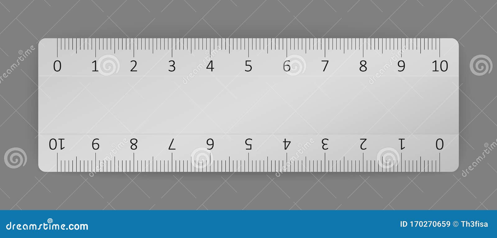 Vector metal ruler stock vector. Illustration of icon - 170270659