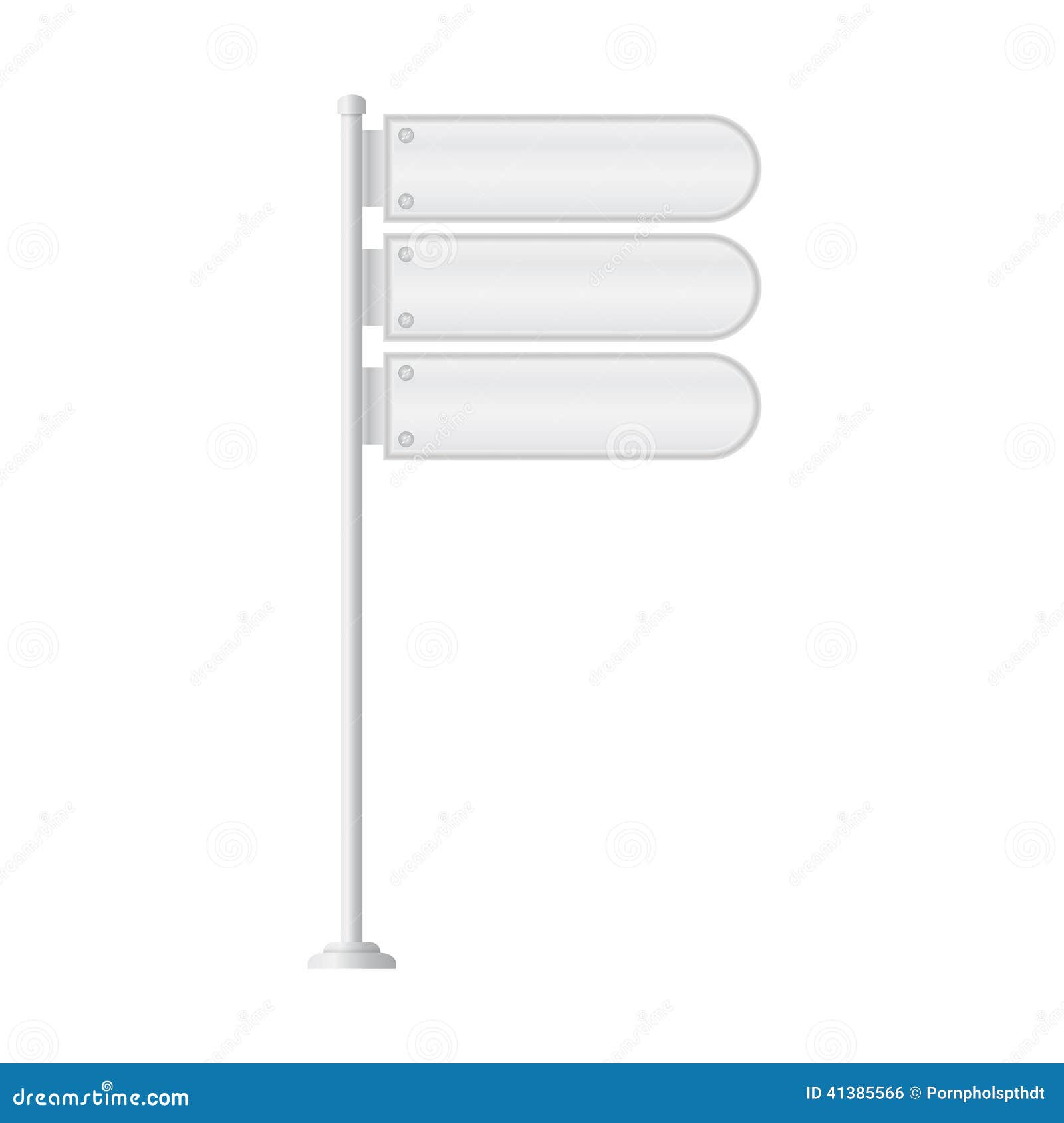 Vector of metal signpost stock illustration. Illustration of pole ...