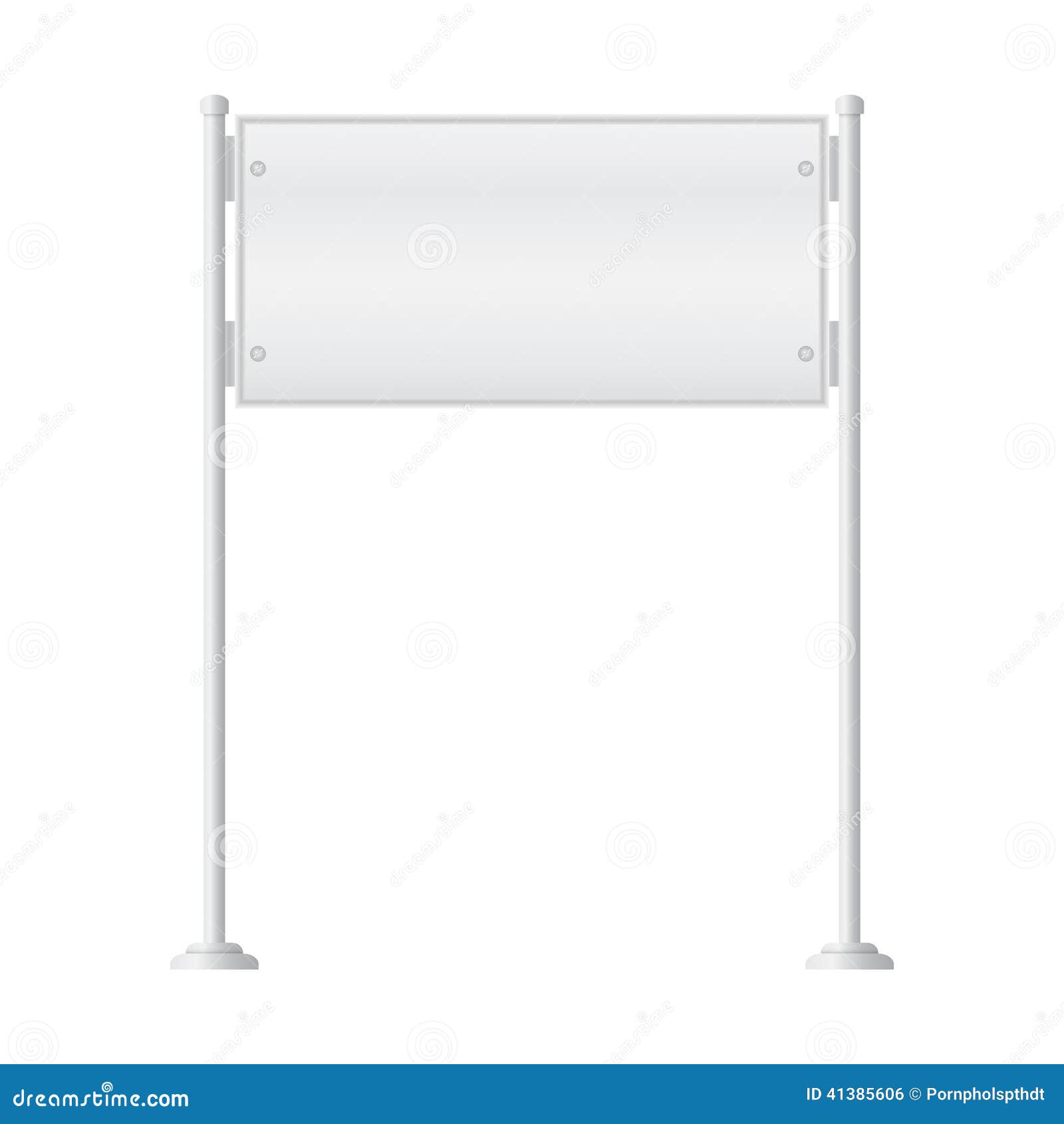 Vector of metal signpost stock illustration. Illustration of billboard ...