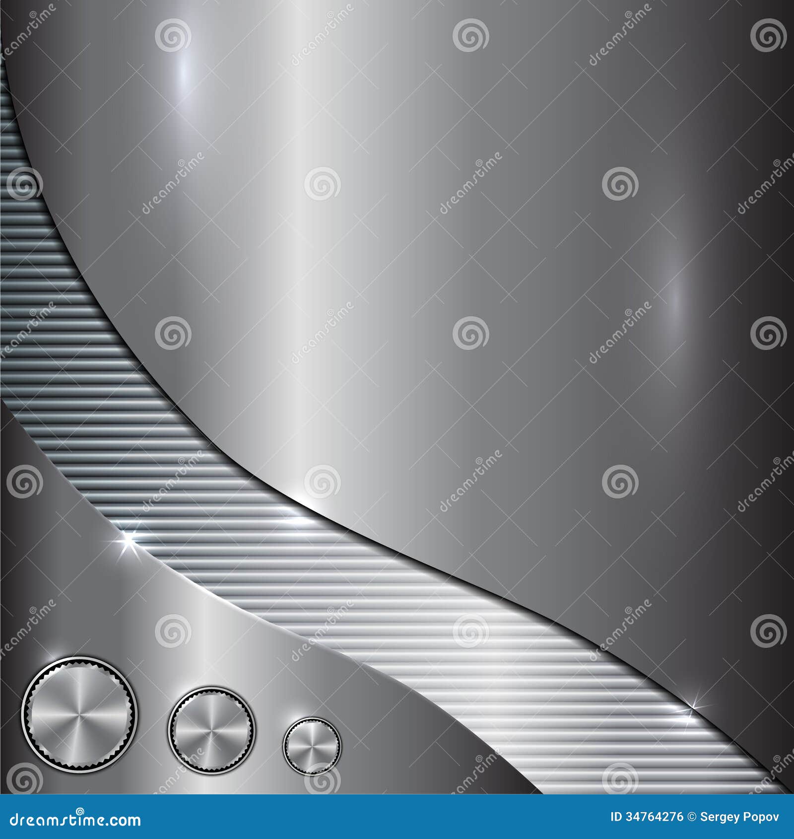 Vector Metal Steel Background Stock Vector - Illustration of curve ...