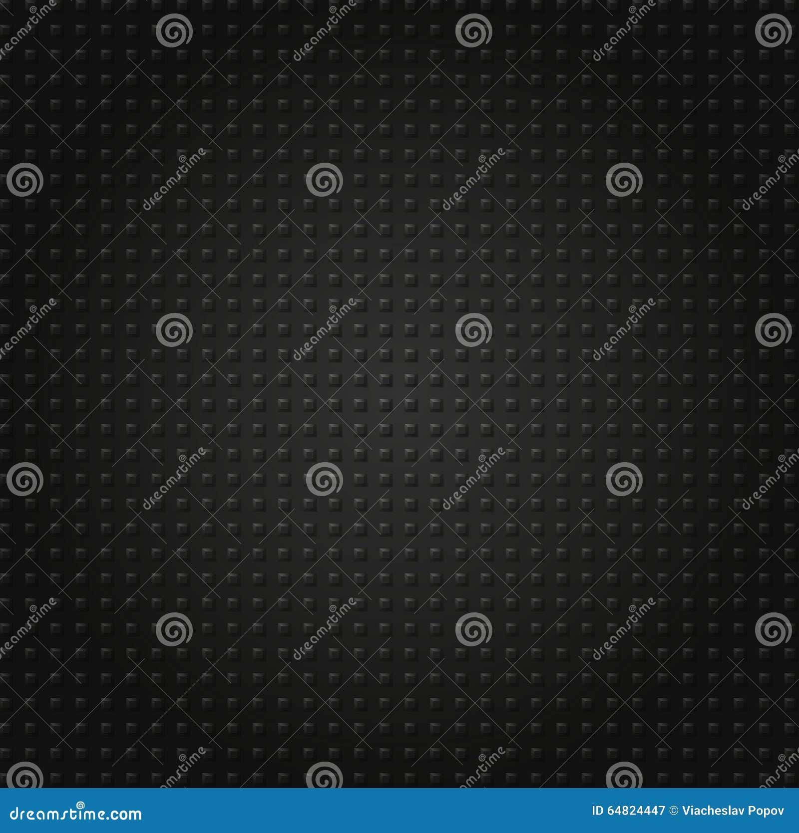 Vector Metallic Pattern. Black Background Stock Illustration ...