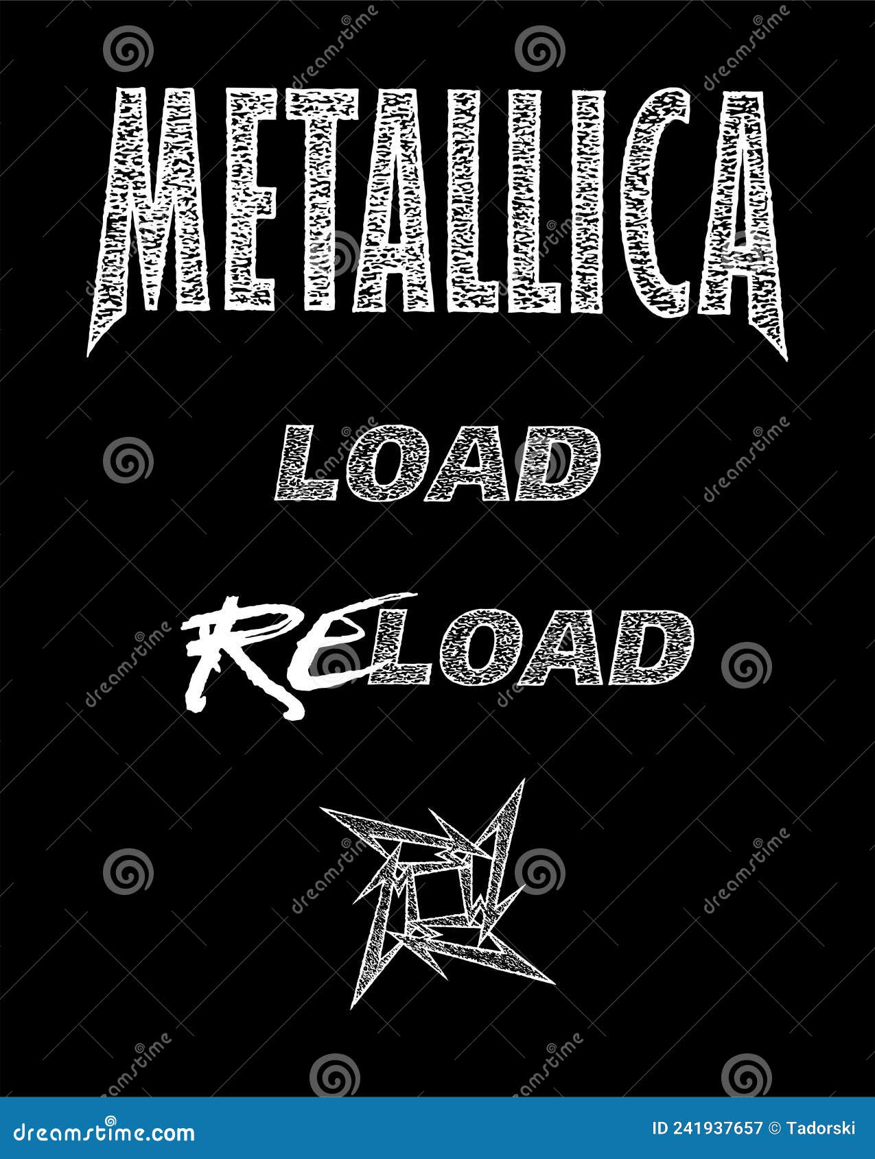 Vector Metallica 1996-1997 Logo. Stock Vector - Illustration of poster ...
