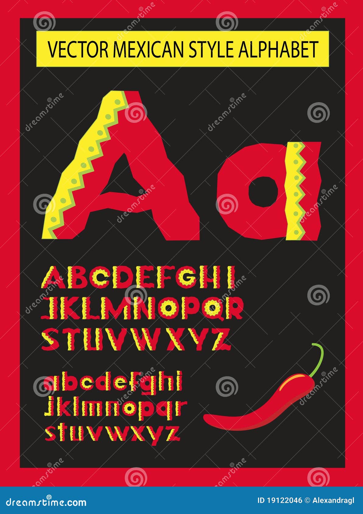 Mexican Spanish Alphabet