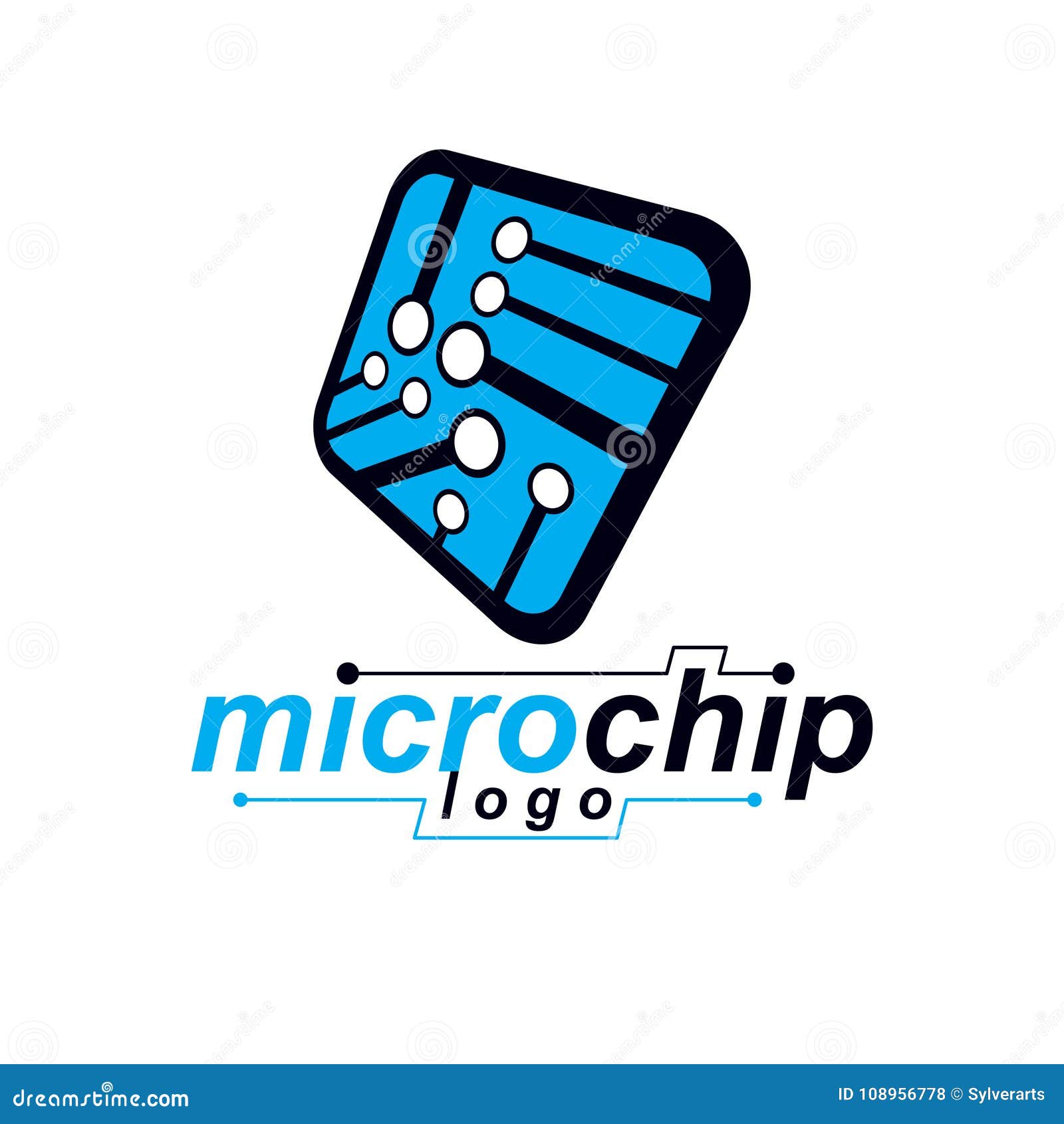 Vector Microchip Design, Cpu. Information Communication Technology ...