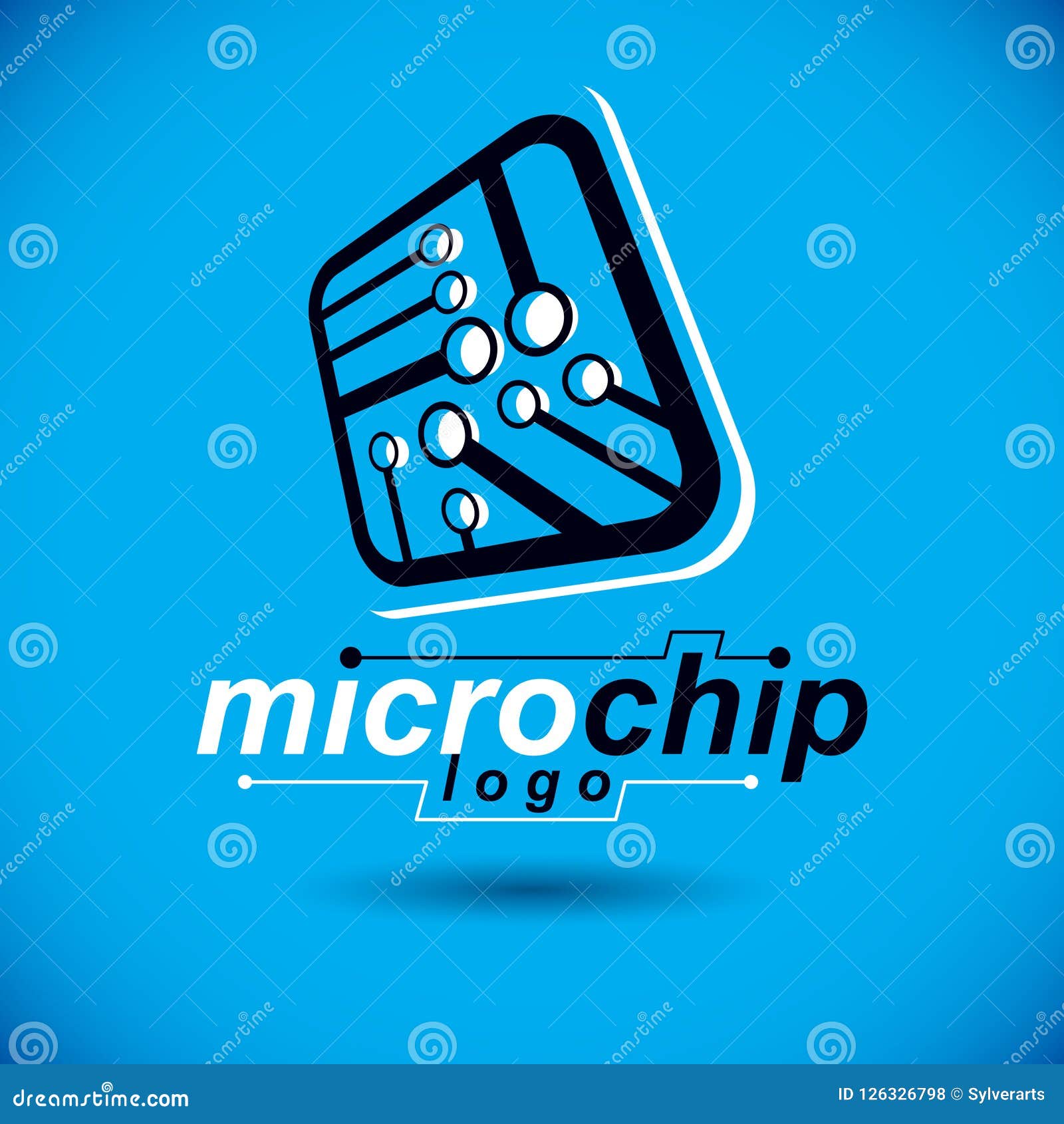Vector Microchip Design, Cpu. Information Communication Technology ...