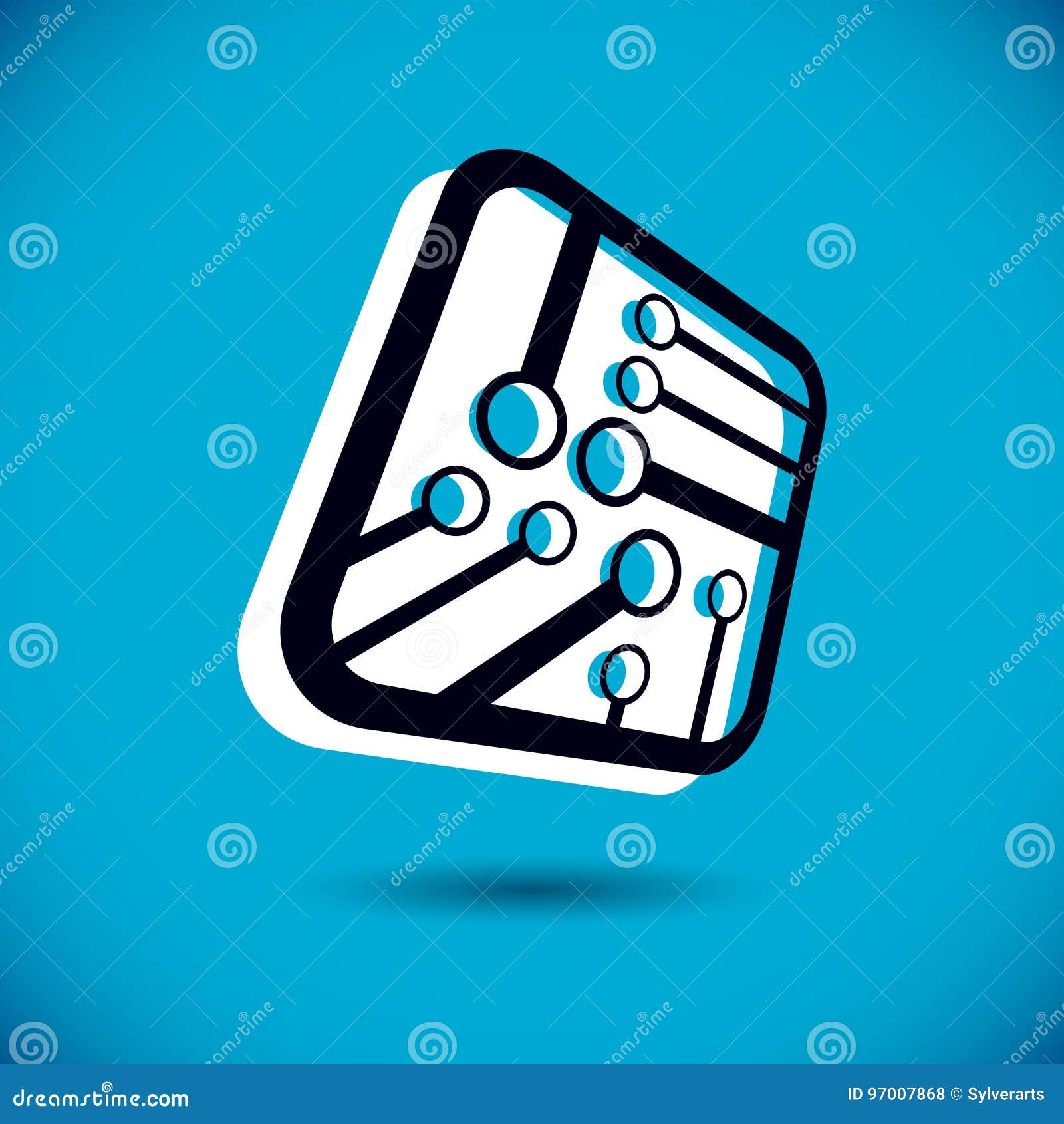 Vector Microchip Design, Cpu. Information Communication Technology ...