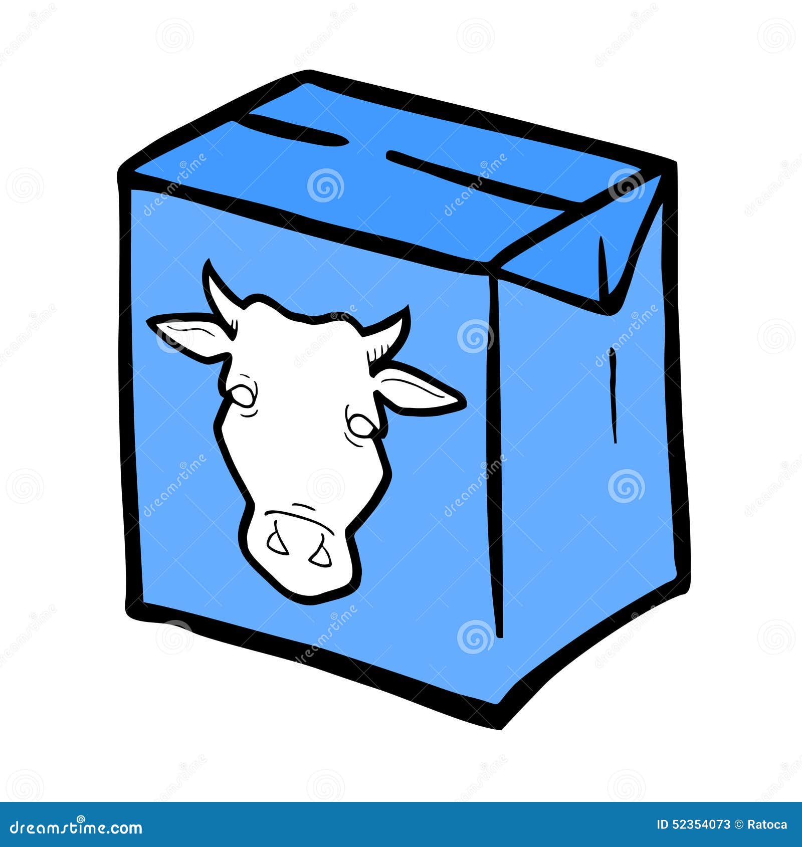 Vector milk box stock vector. Illustration of template - 52354073