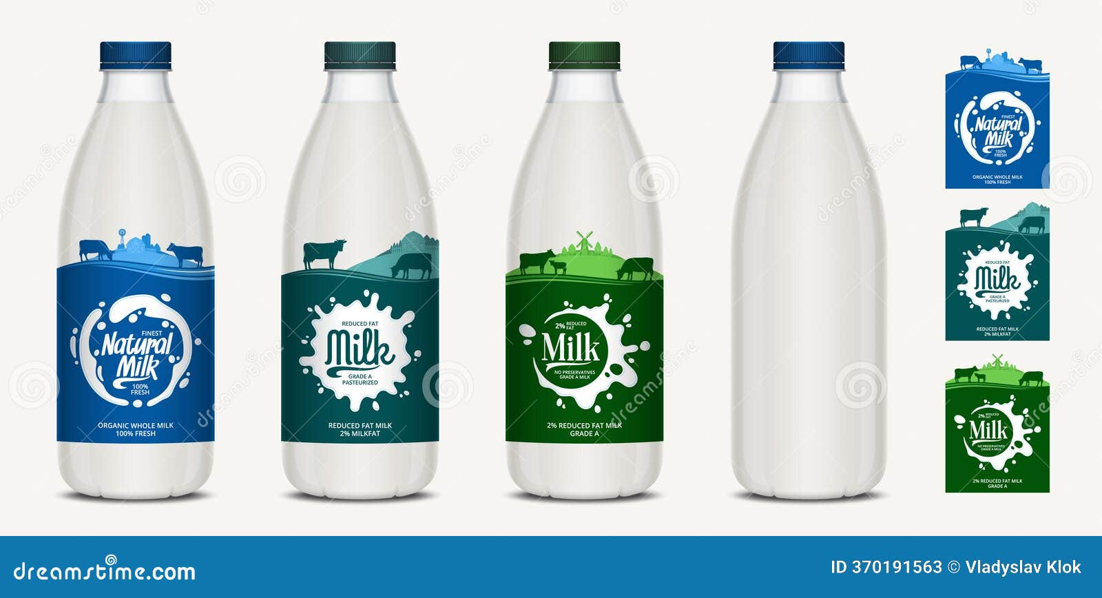 Vector Milk Products Background Stock Illustration | CartoonDealer.com ...