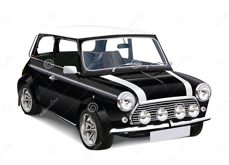 Vector mini cooper stock vector. Illustration of britain - 7449438