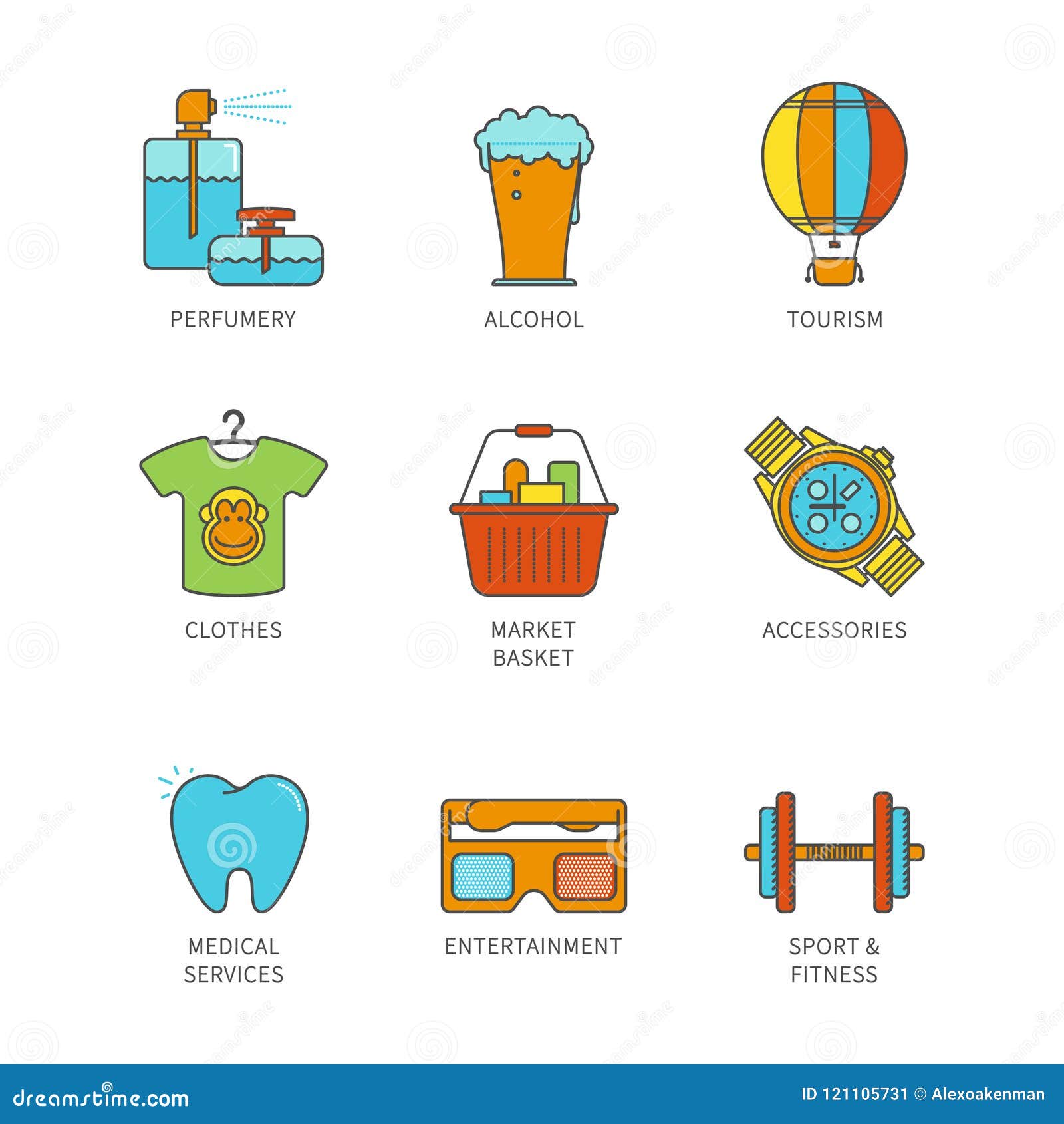Vector Minimal Lineart Flat Shopping Iconset Stock Vector ... Vector Minimal Lineart Flat Shopping Iconset Stock Vector ...