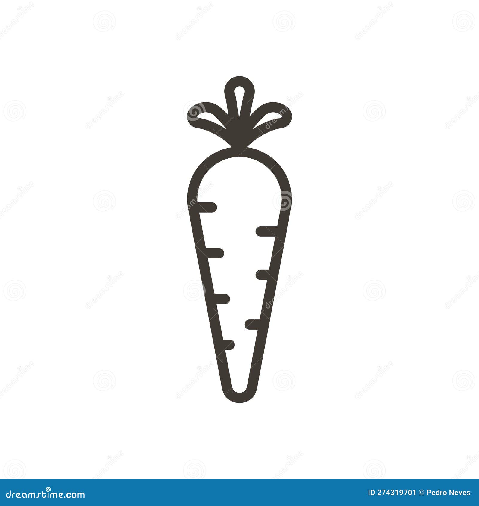 Vector Minimal Thin Line Icon Outline Linear Stroke Illustration Of A