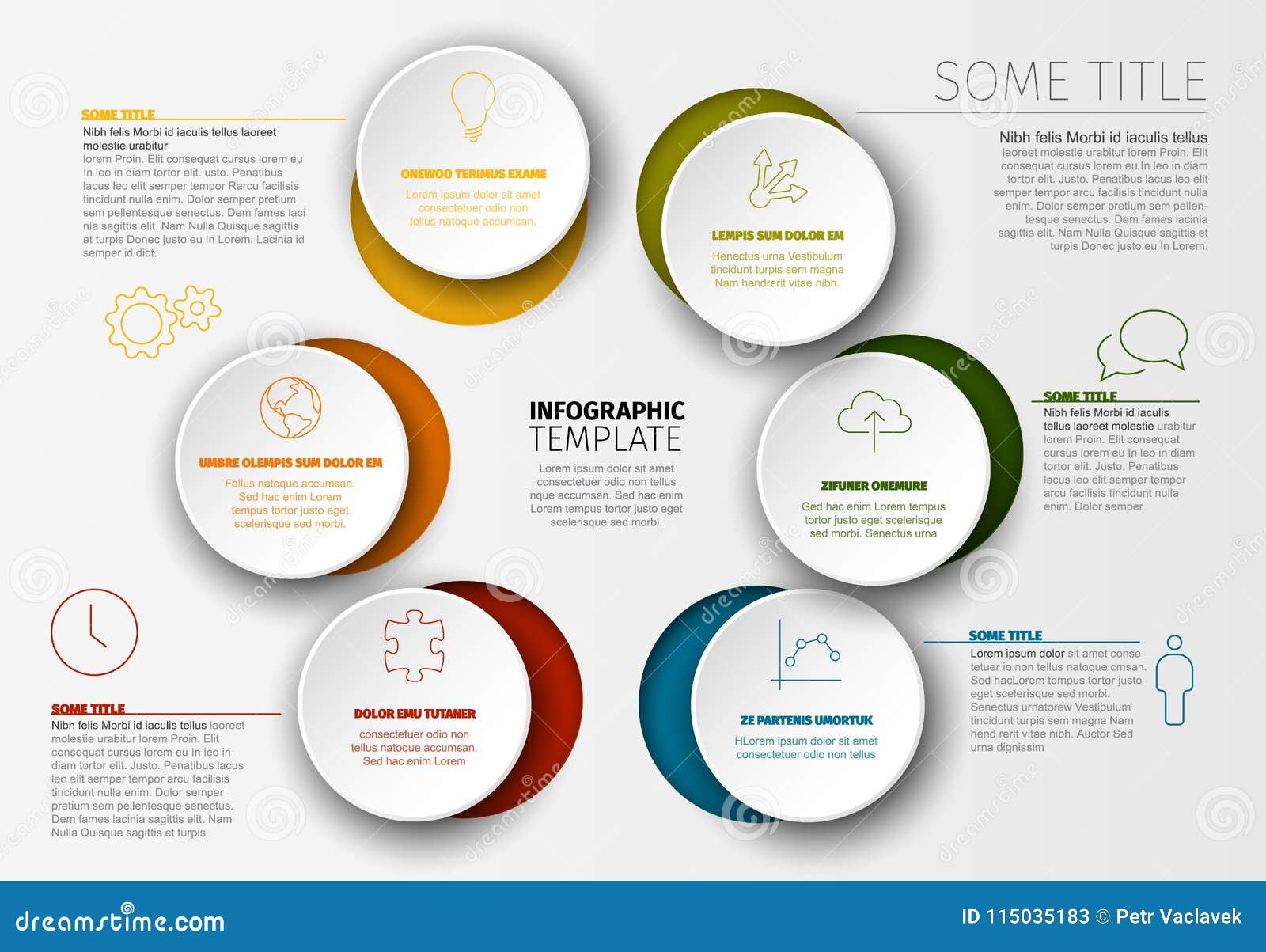 Vector Minimalist Colorful Infographic Template Stock Vector ... Vector Minimalist Colorful Infographic Template Stock Vector ...