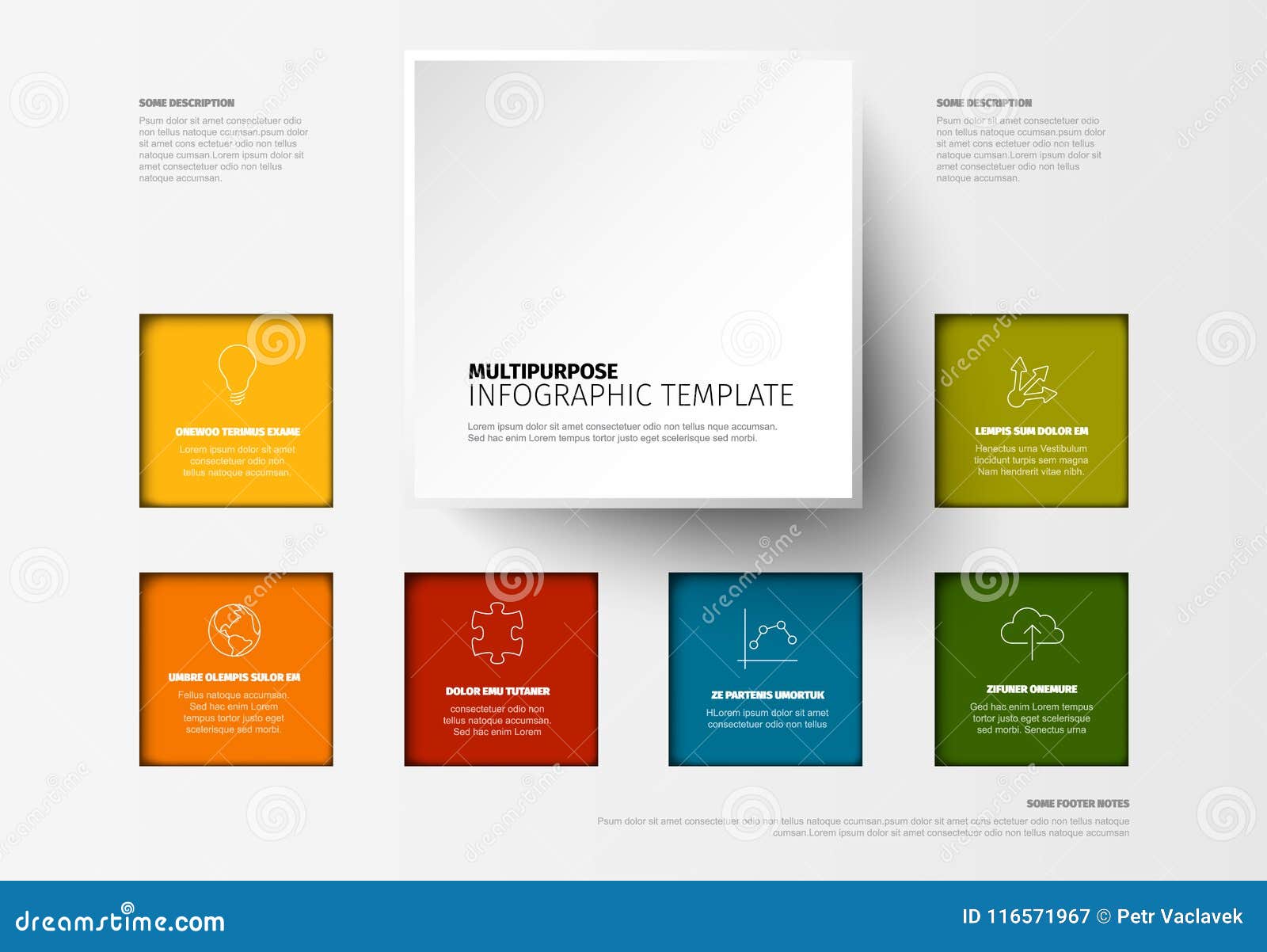 Vector Minimalist Colorful Infographic Template Stock Vector ... Vector Minimalist Colorful Infographic Template Stock Vector ...