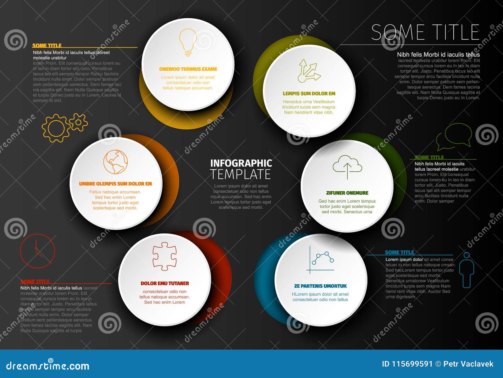 Vector Minimalist Colorful Infographic Template Stock Vector ... Vector Minimalist Colorful Infographic Template Stock Vector ...