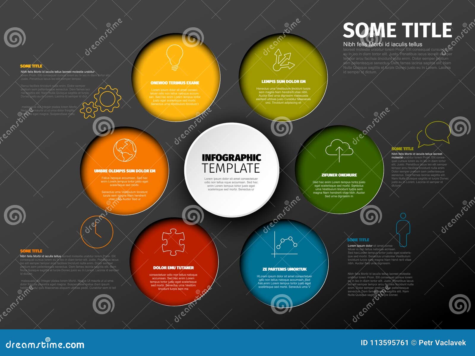 Vector Minimalist Colorful Infographic Template Stock Vector ... Vector Minimalist Colorful Infographic Template Stock Vector ...