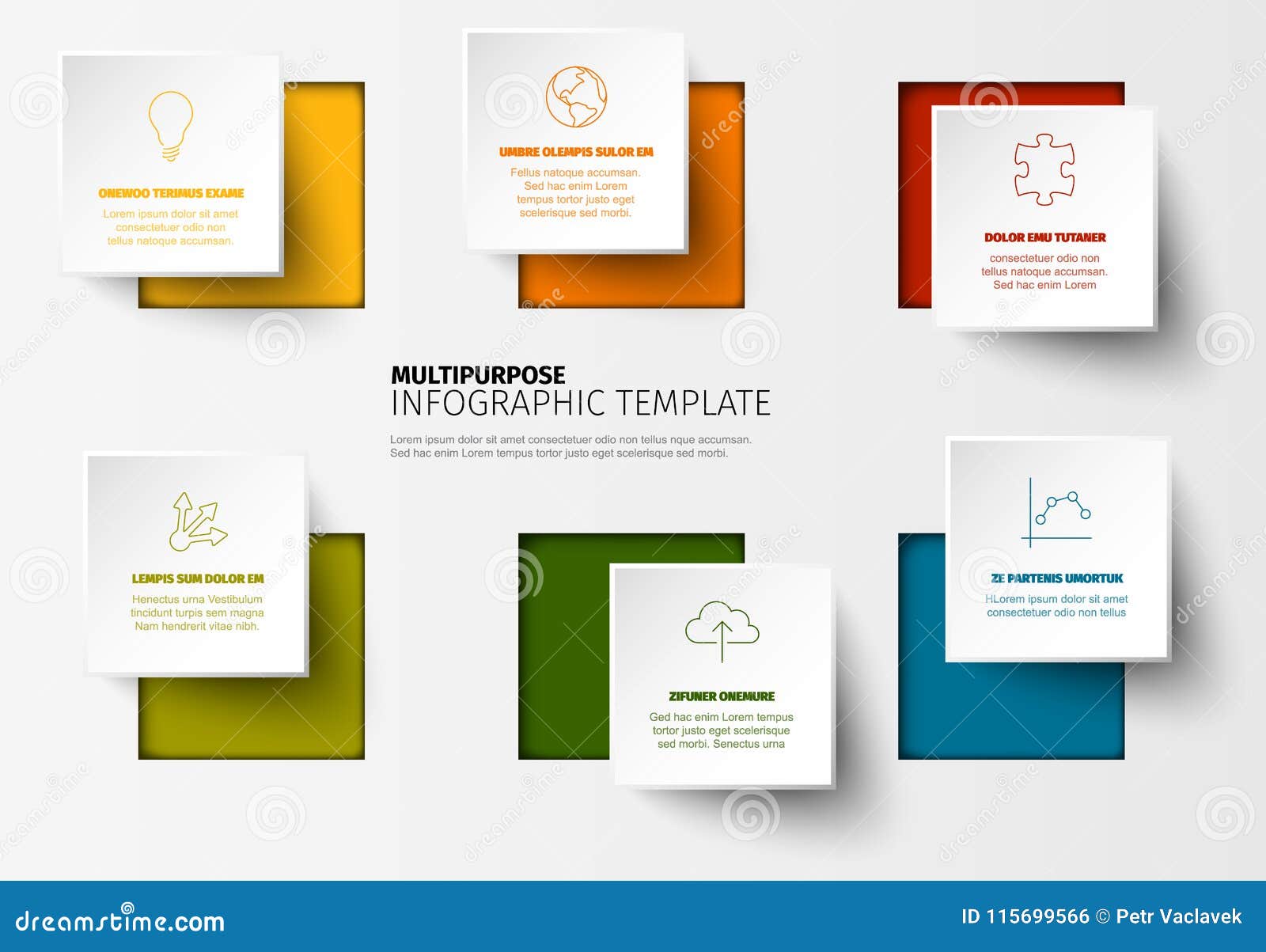 Vector Minimalist Colorful Infographic Template Stock Vector ... Vector Minimalist Colorful Infographic Template Stock Vector ...