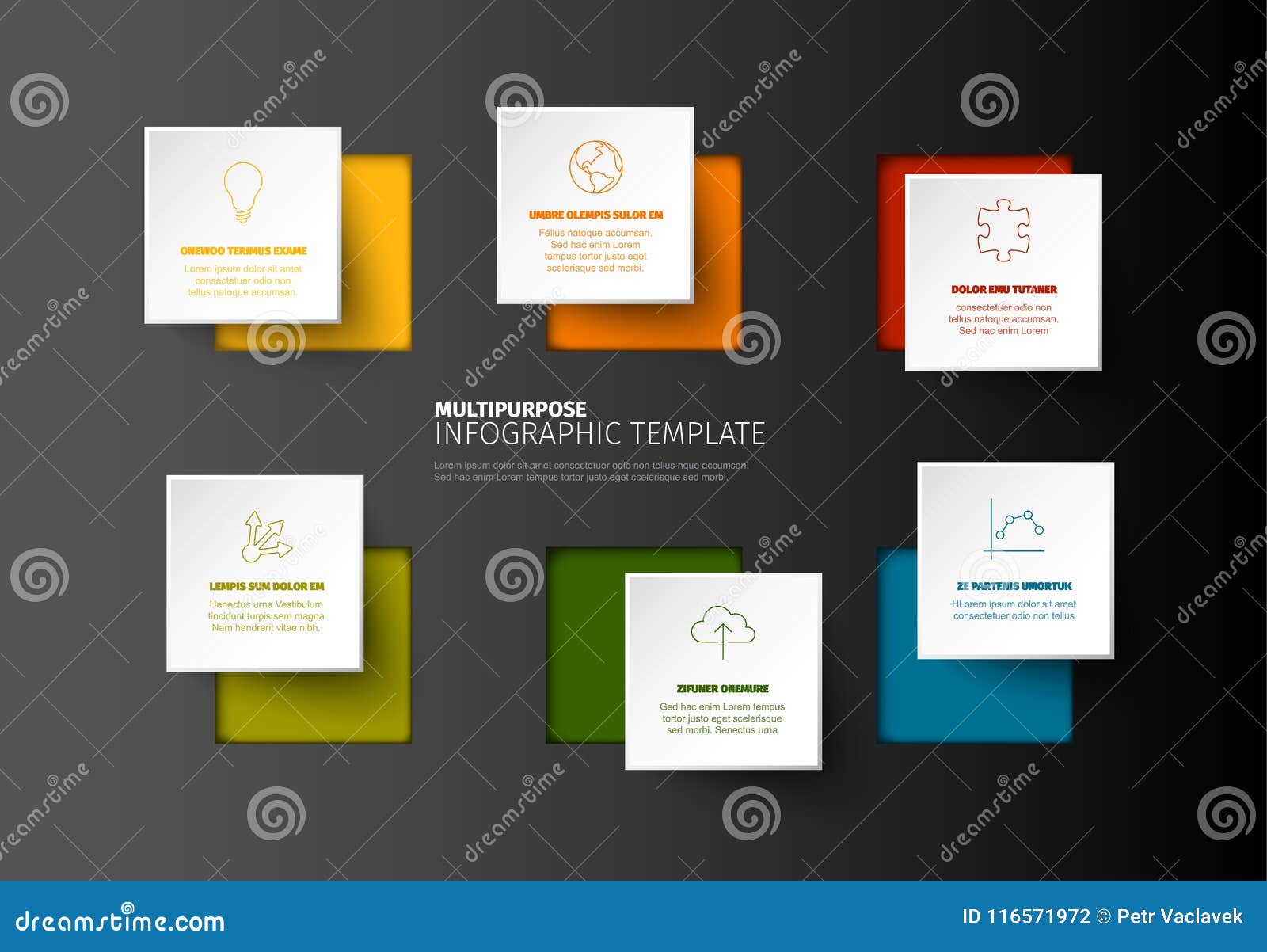 Vector Minimalist Colorful Infographic Template Stock Vector ... Vector Minimalist Colorful Infographic Template Stock Vector ...