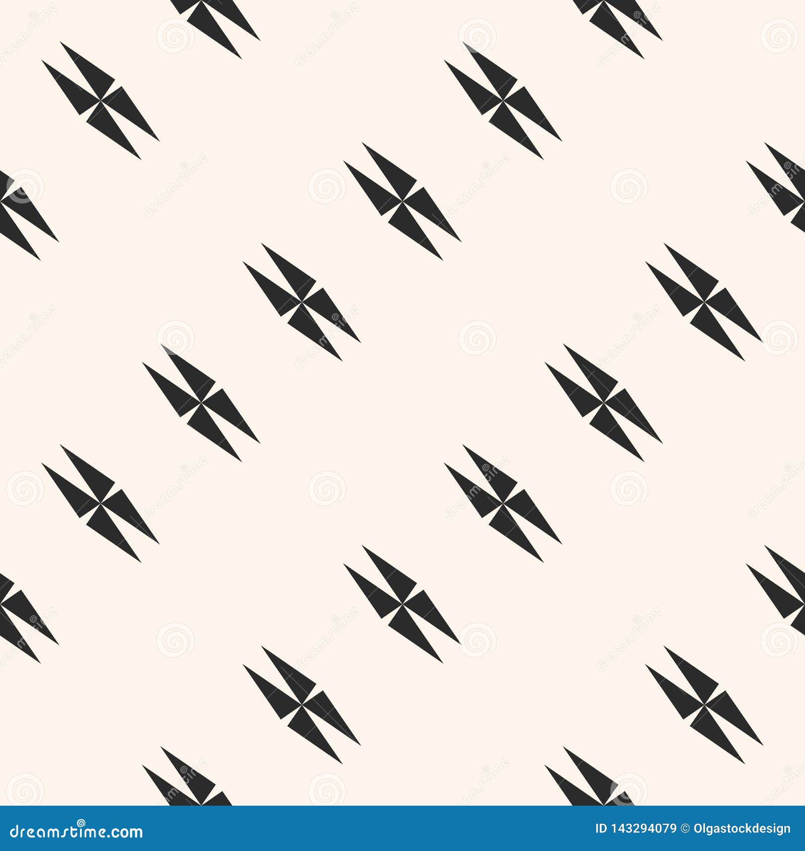 Vector Minimalist Geometric Seamless Pattern Texture with Diagonal Edgy ...