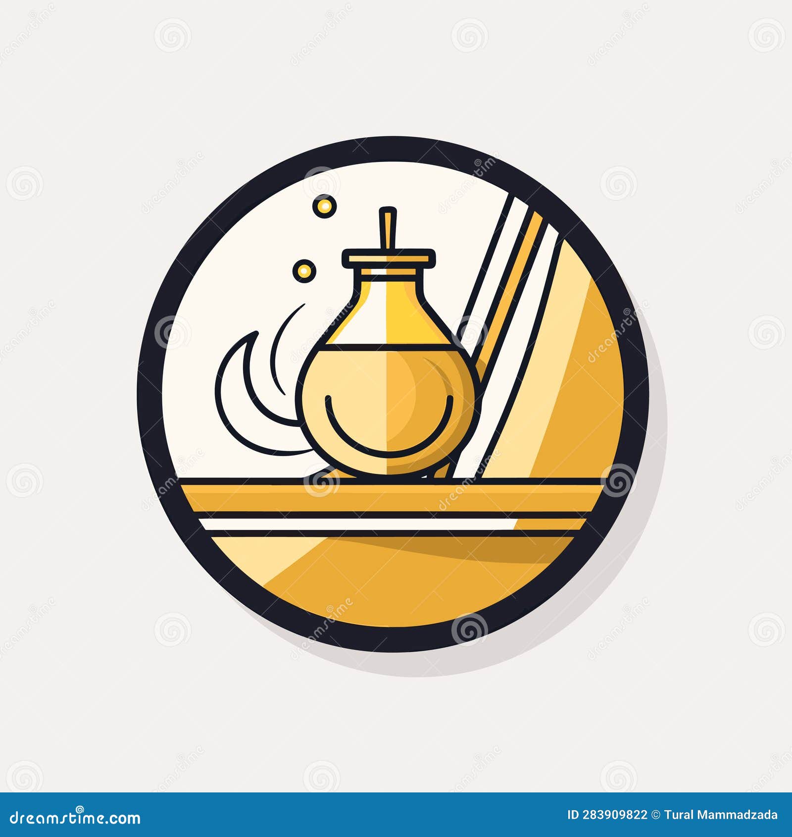 Vector of a Minimalist and Modern Logo Featuring a Pot and Spoon in ...