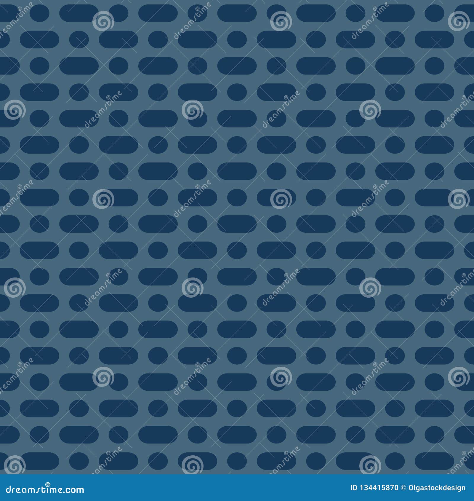 Vector Minimalist Seamless Pattern. Simple Navy Blue Dotted Geometric ...