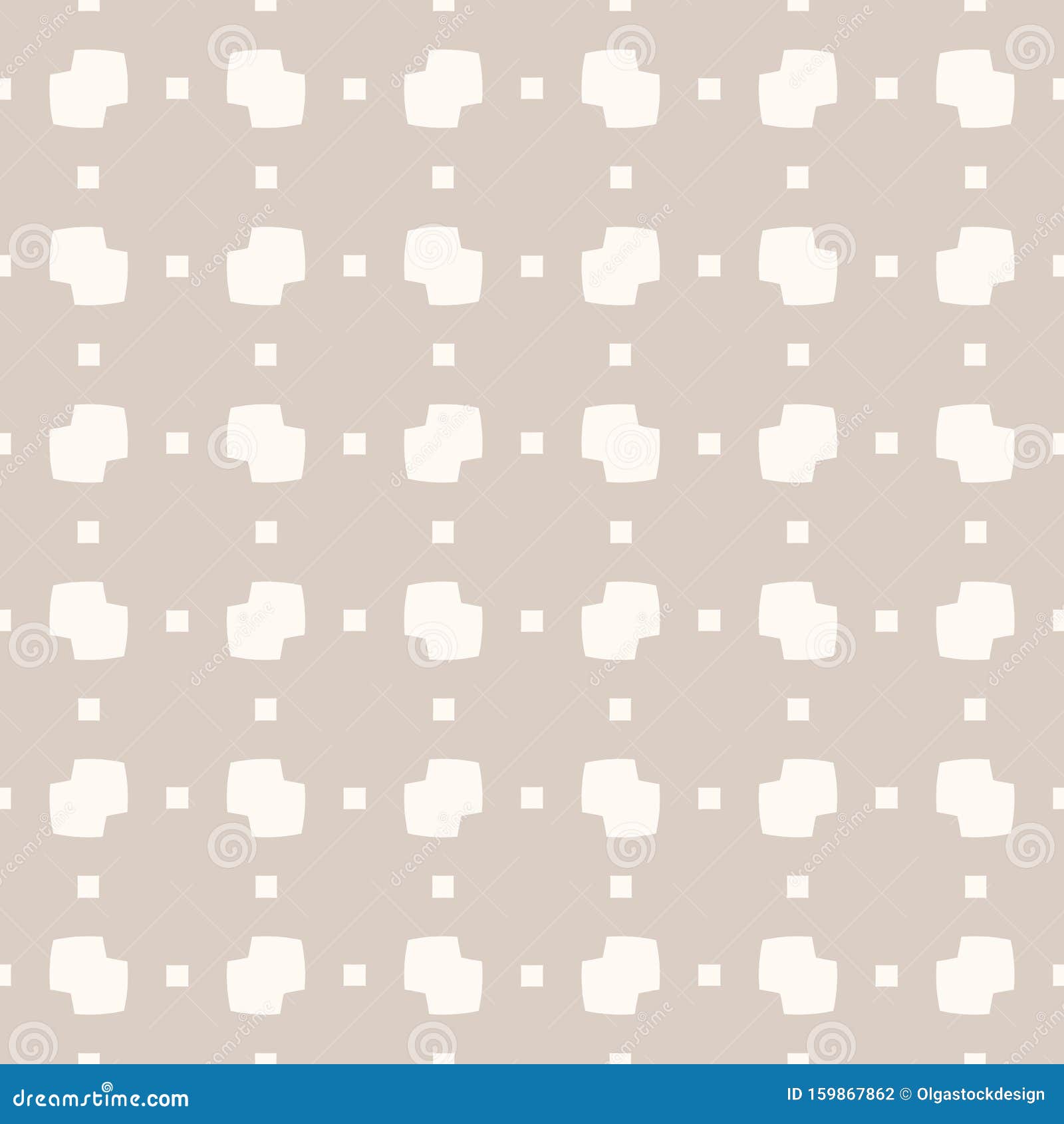 Vector Minimalist Seamless Pattern. Subtle Abstract Beige Geometric ...