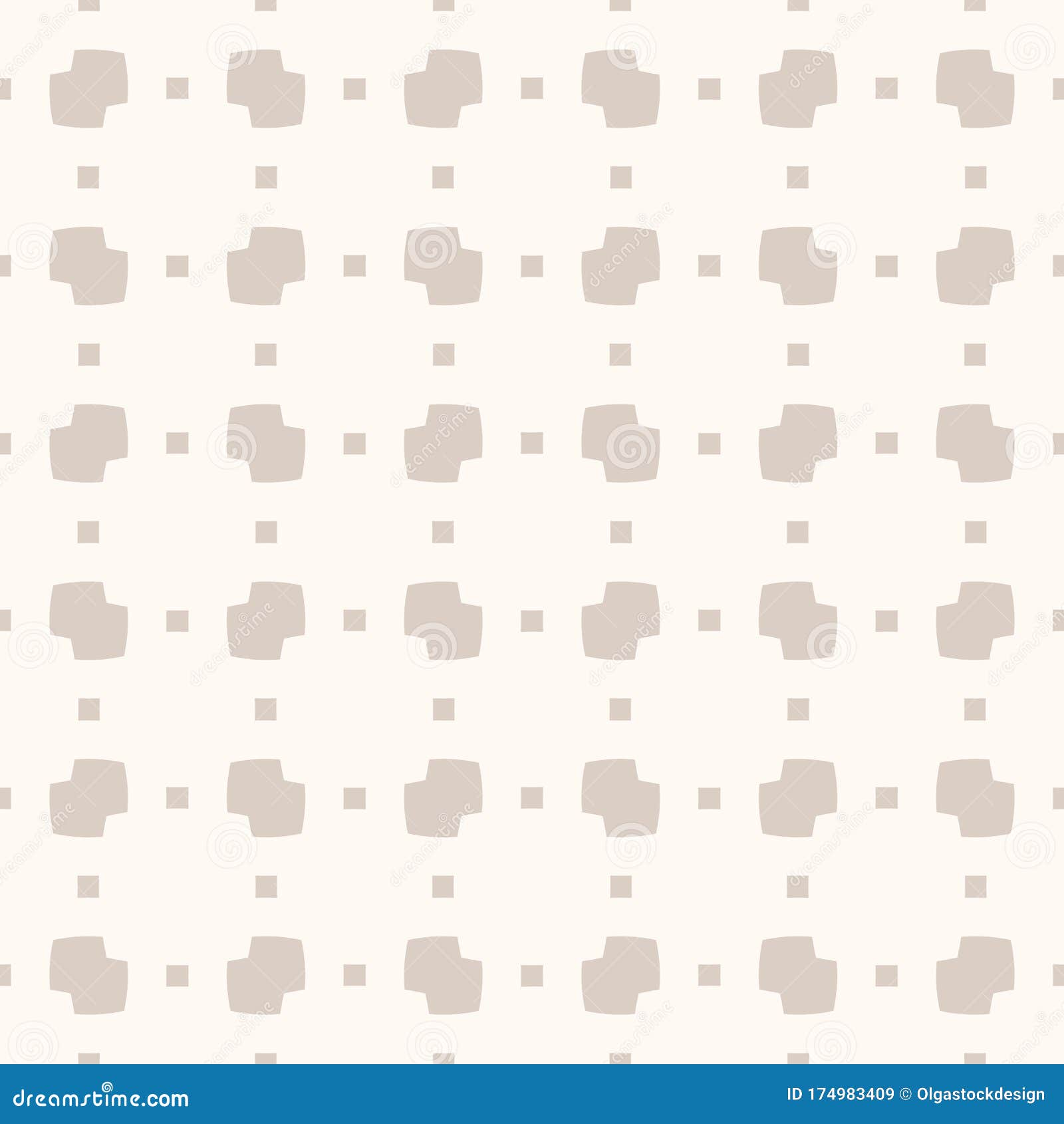 Vector Minimalist Seamless Pattern. Subtle Abstract Beige Geometric ...