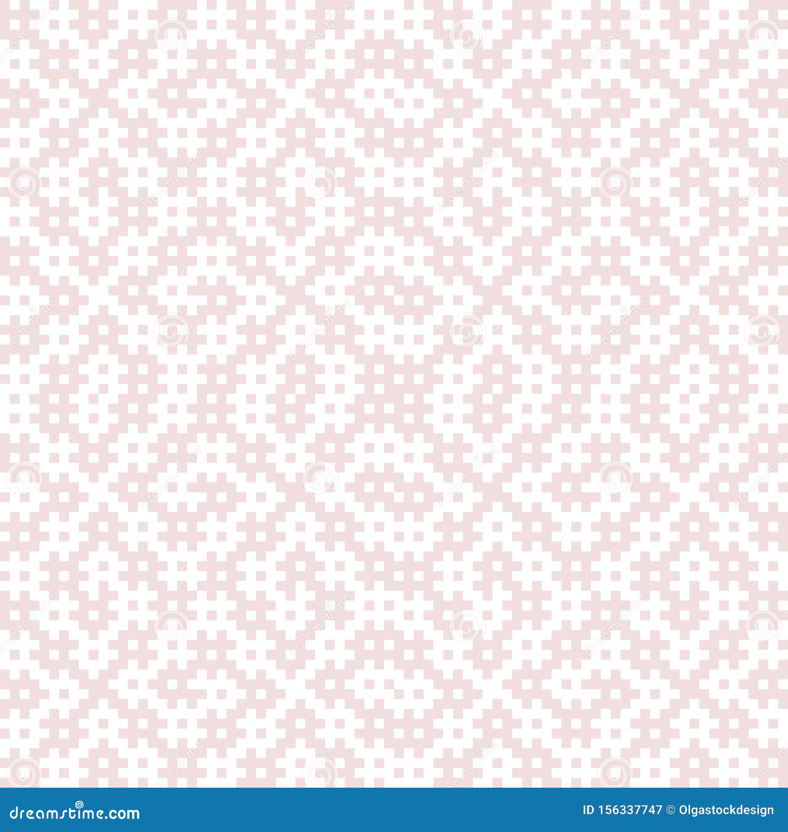 Vector Minimalist Seamless Pattern. Subtle White and Pink Background ...