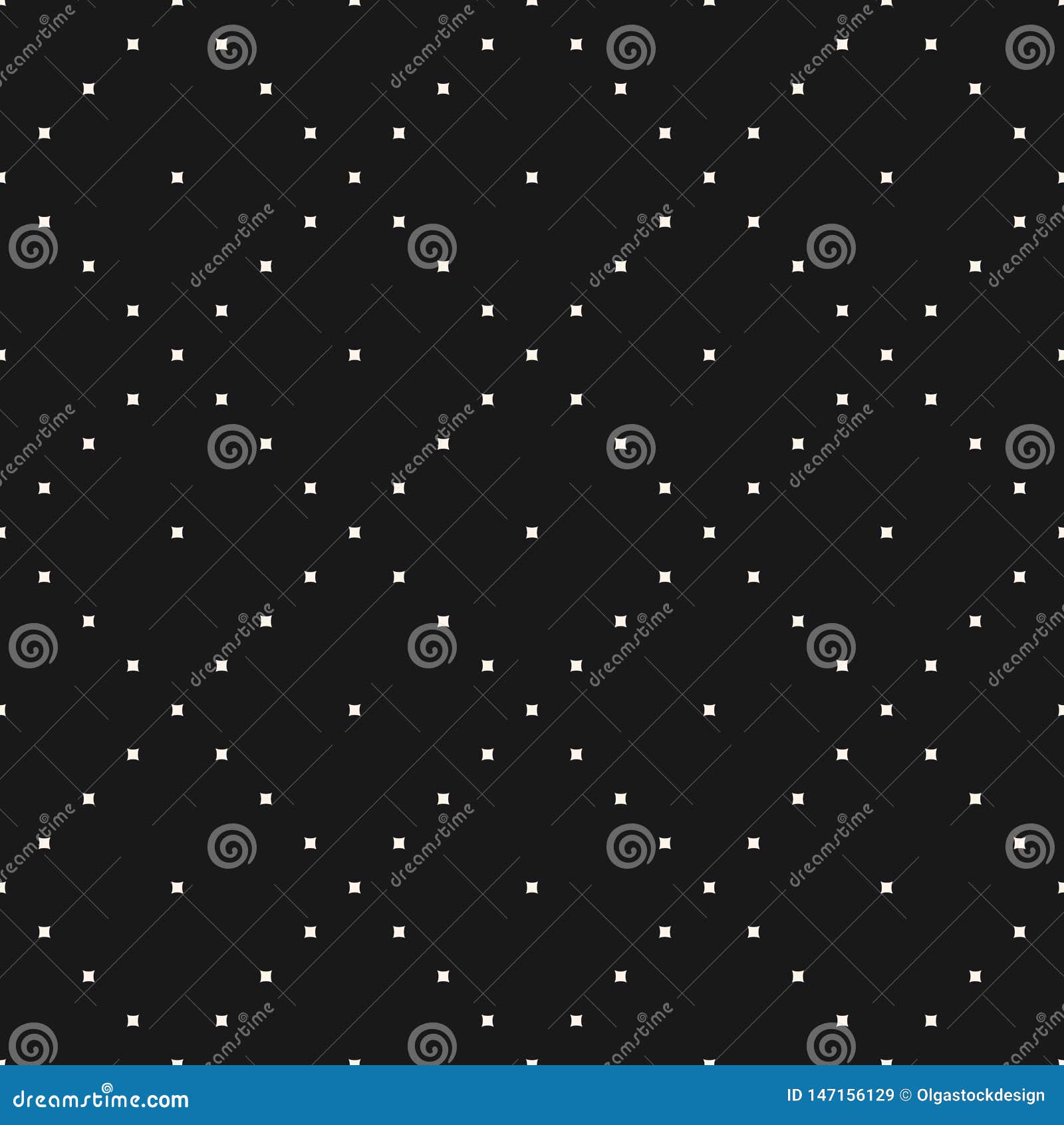 Vector Minimalist Seamless Pattern with Tiny Squares Stock Vector ...