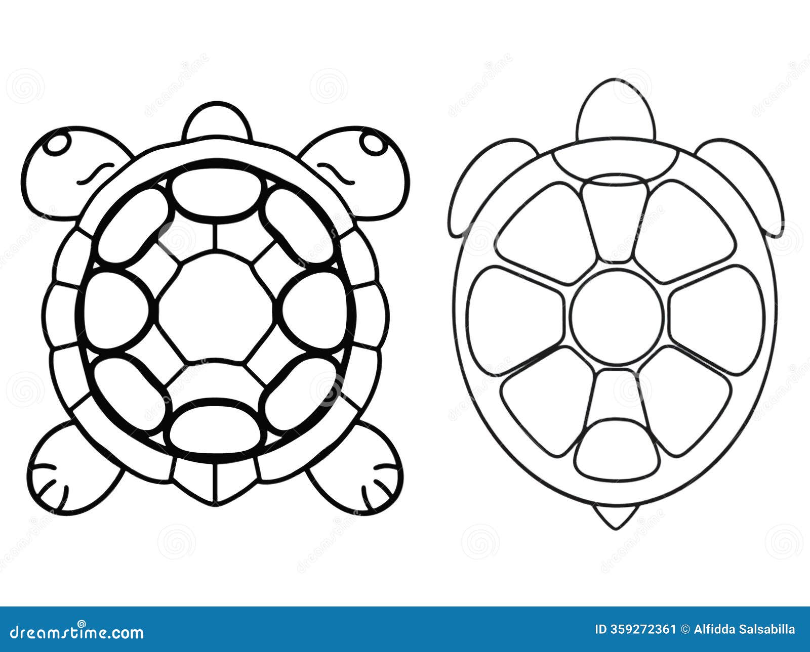 Vector Minimalist Turtle Shell Isolated Background Stock Illustration ...
