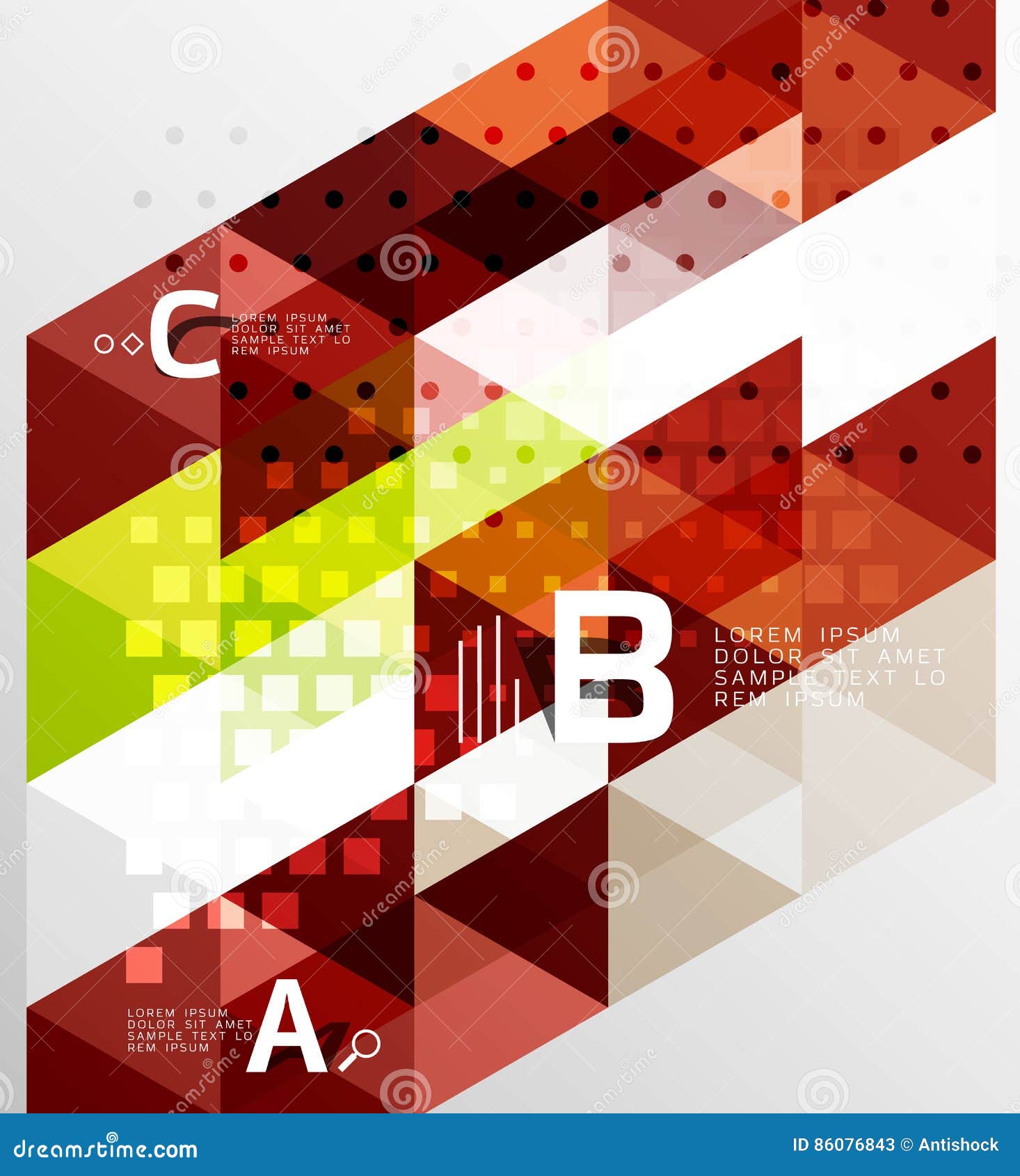 Vector Minimalistic Triangle Design Stock Vector - Illustration of ...